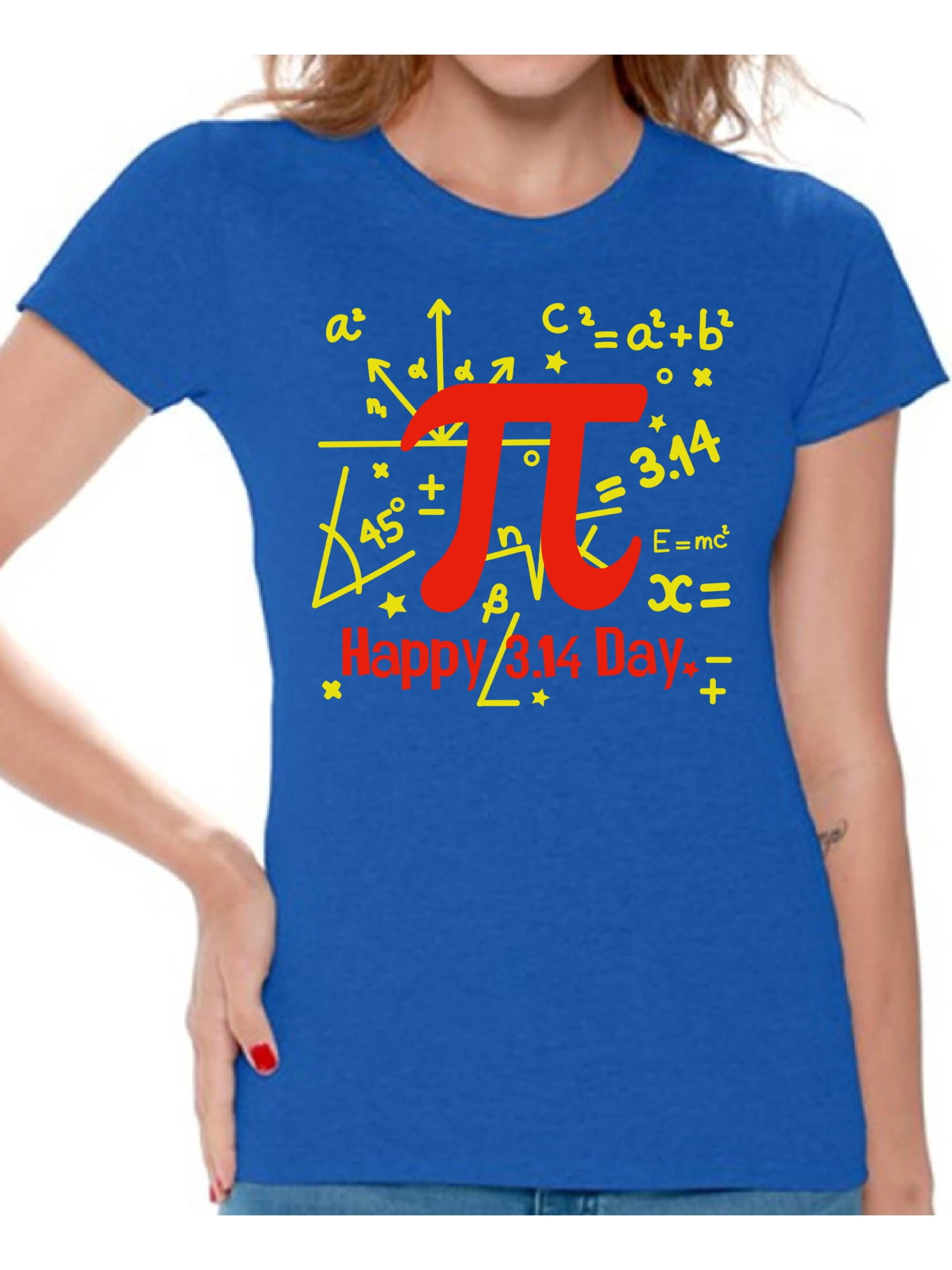 Awkward Styles Happy Pi Day T-Shirt Math T Shirts for Women 3.14 ...
