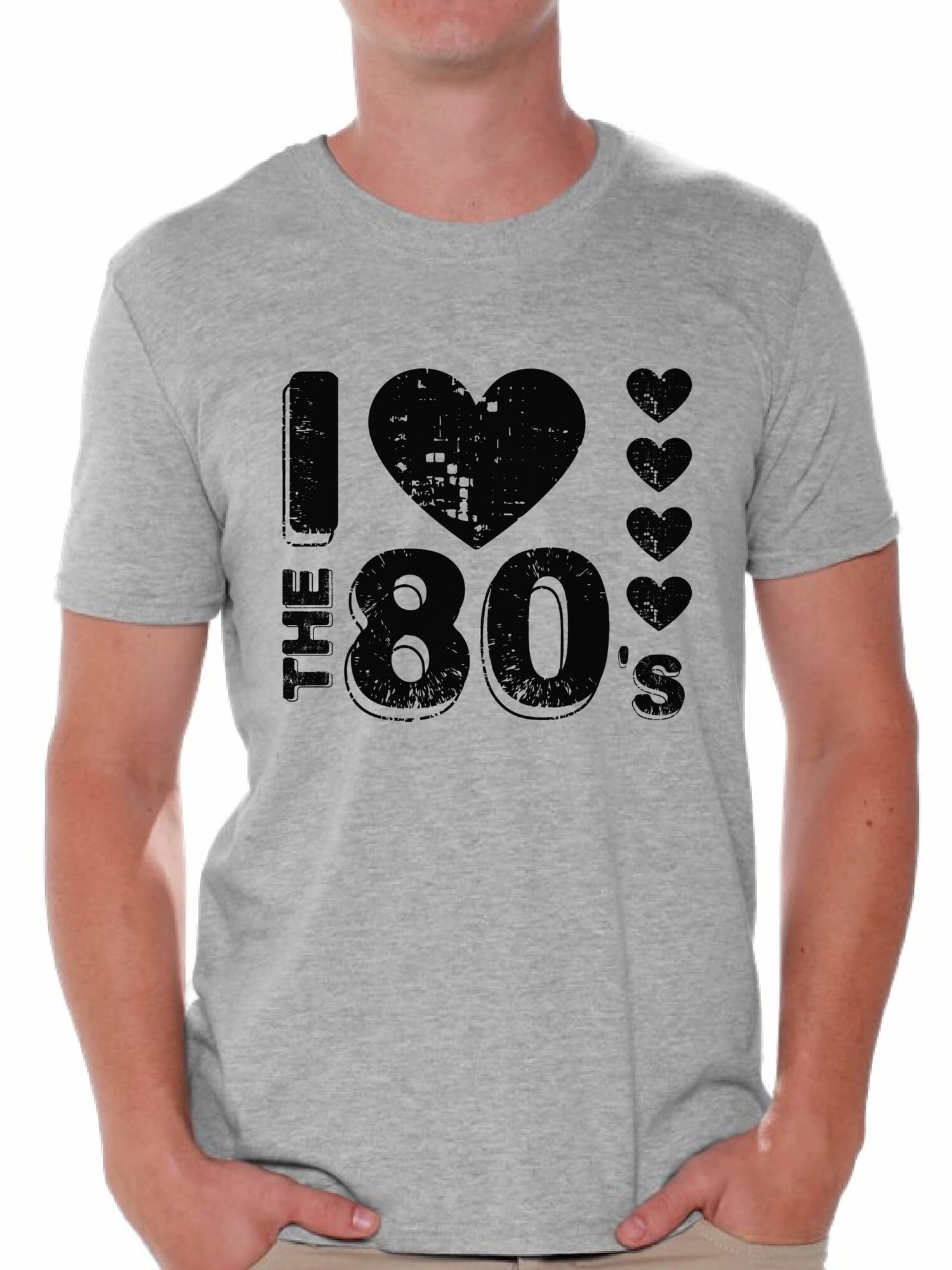 Awkward Styles I Love the 80s Shirt Black 80s Accessories 80s Rock T ...