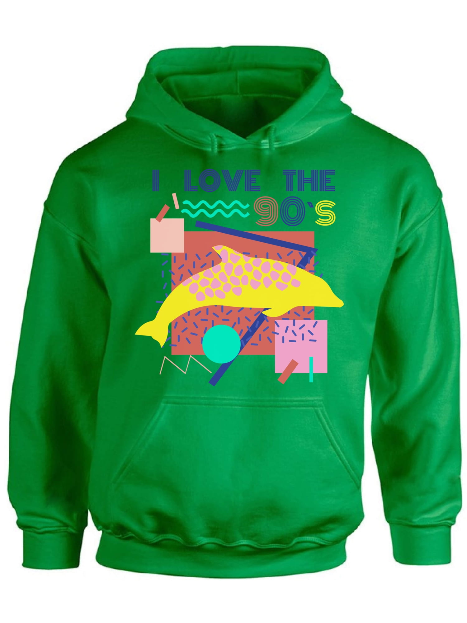 Awkward Styles I Love 90's Hoodie 1990's Themed Party Hooded Sweatshirt ...
