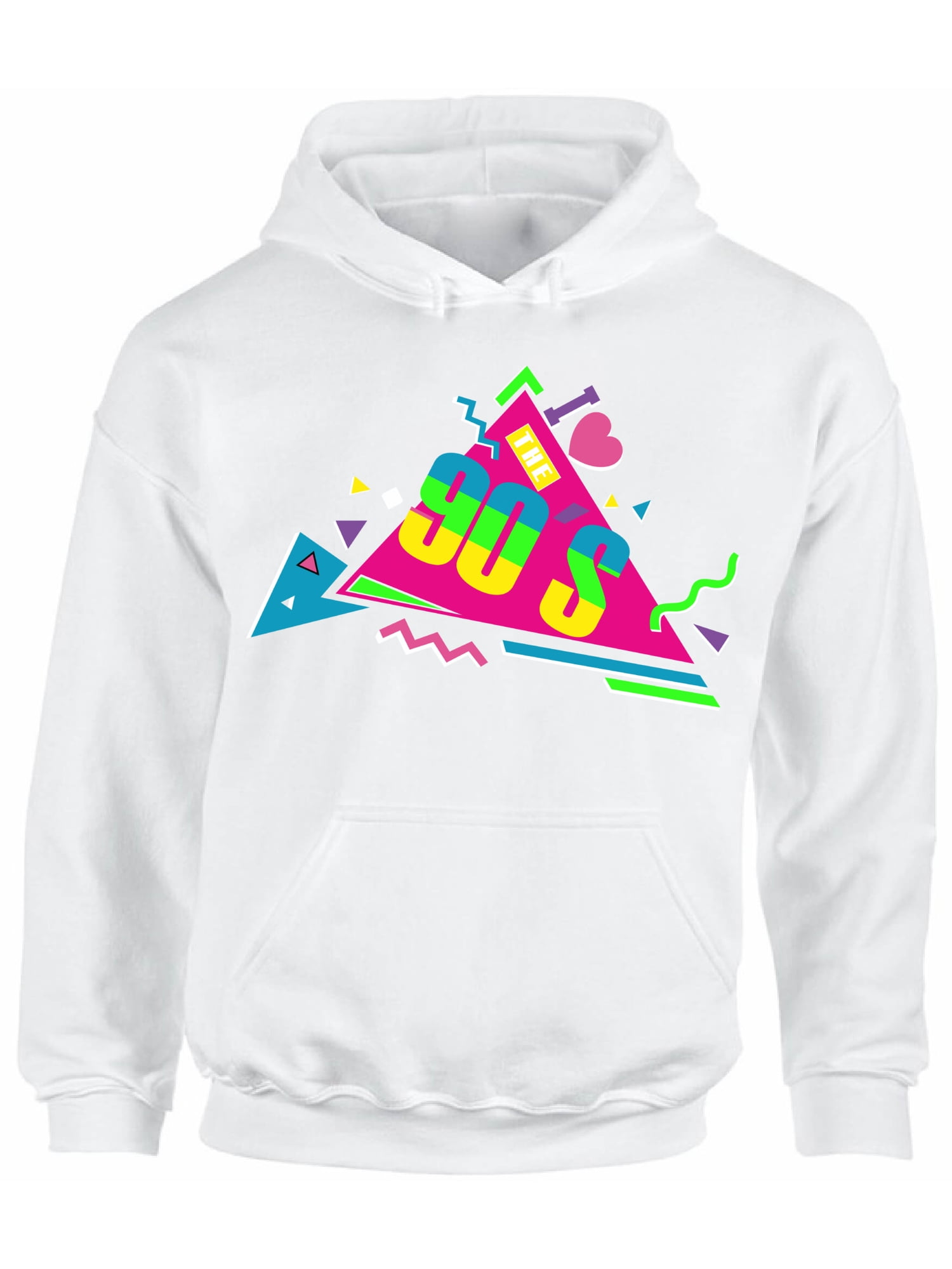 Awkward Styles I Love Nineties Hoodie Funky 90s Music Lover Hooded ...