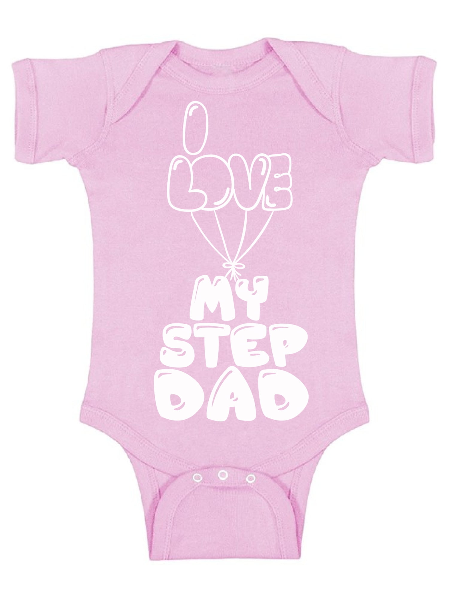 Awkward Styles I Love my Step Daddy Baby One Piece Baby Gifts Lovely ...