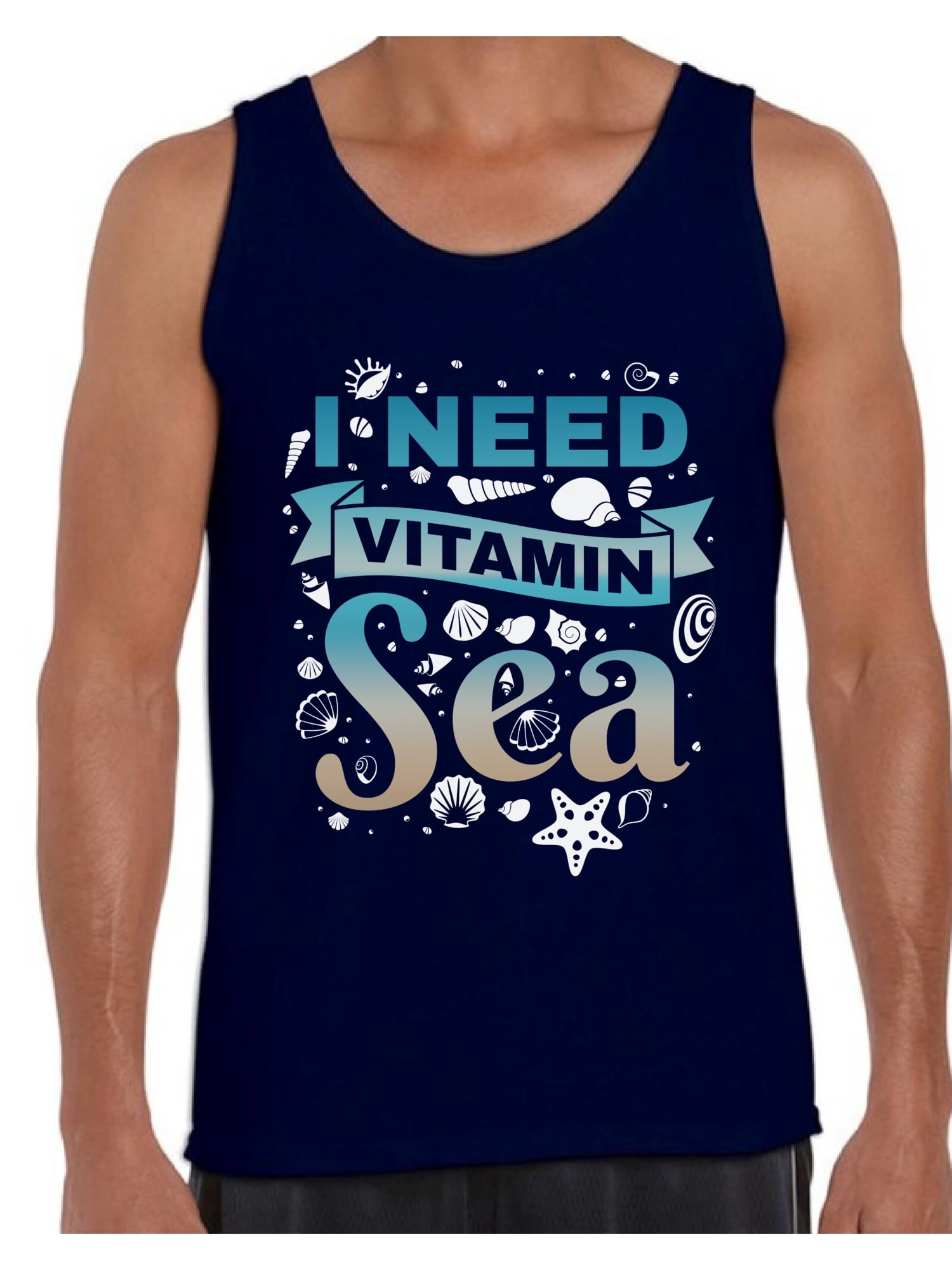 Awkward Styles I Need Vitamin Sea Tank Top for Men Beach Tank Top ...