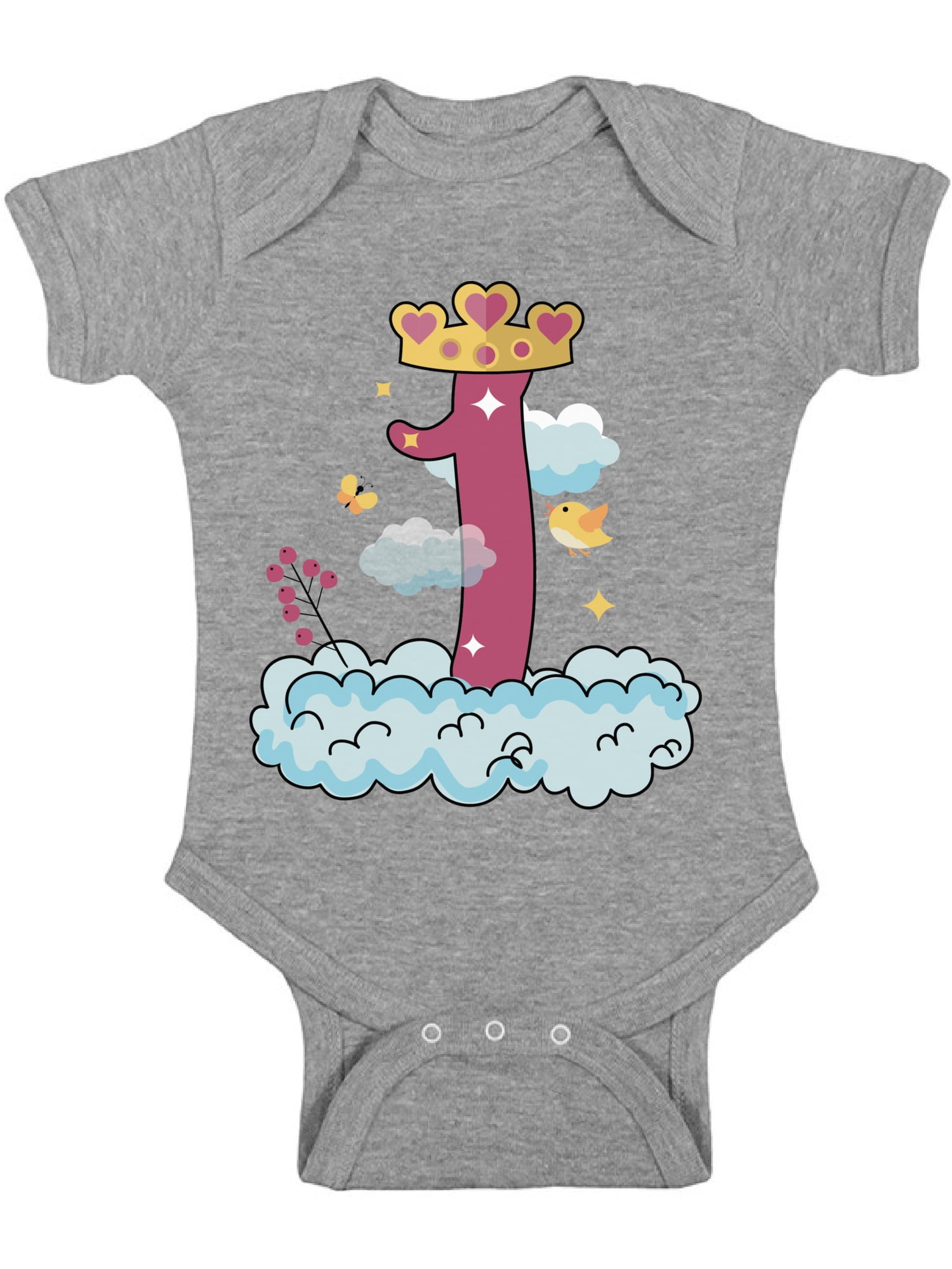 Awkward Styles I am One Bodysuit First B-Day Party for Girls Baby ...