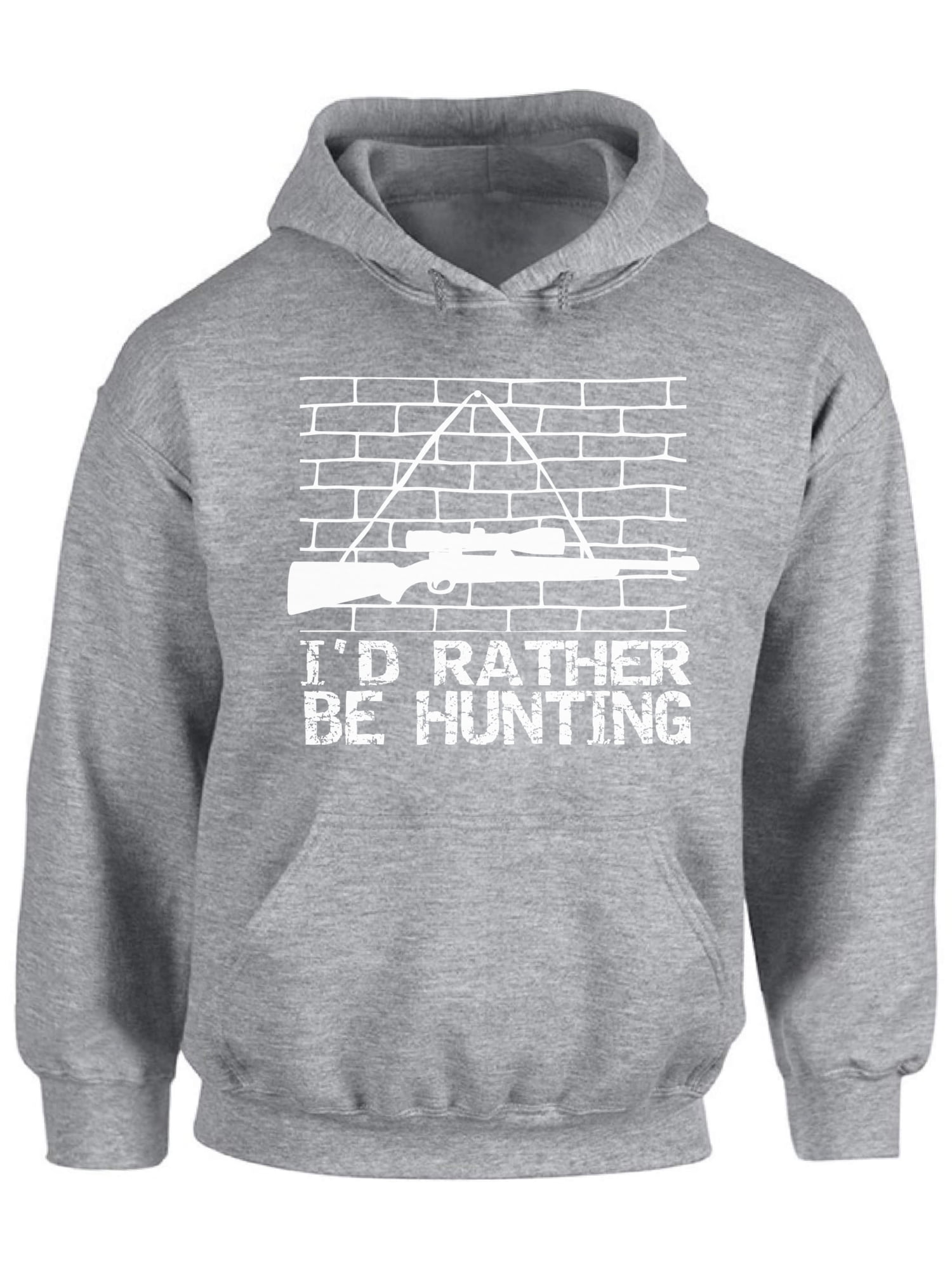 Awkward Styles I'd Rather be Hunting Unisex Sweatshirt Hunter Hoodie ...