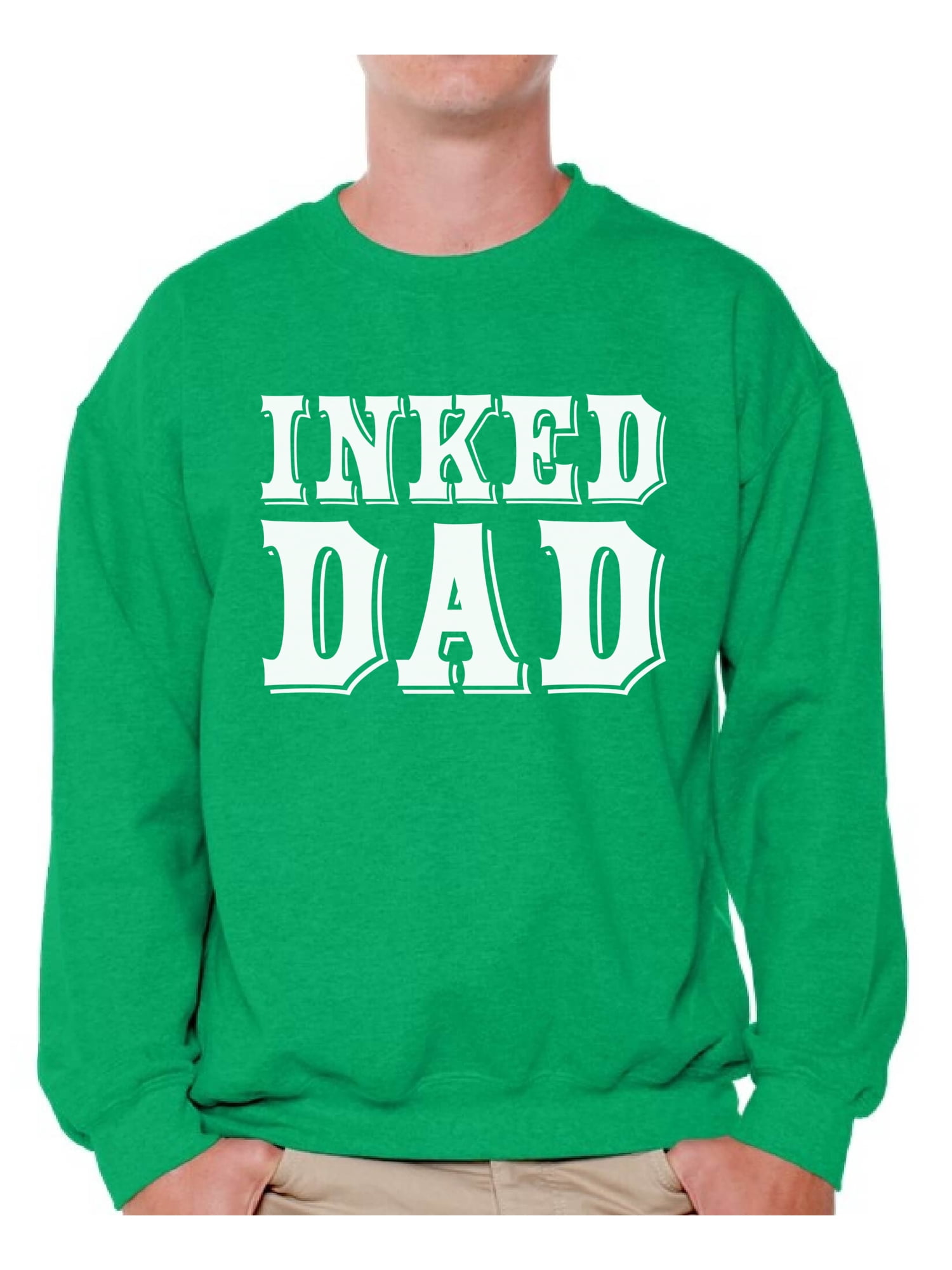 Awkward Styles Inked Dad Sweatshirt for Men Tattooed Dad Sweater Best ...