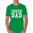 Awkward Styles Inked Dad Tshirt for Men Tattooed Dad Shirt Tatted Dad T ...