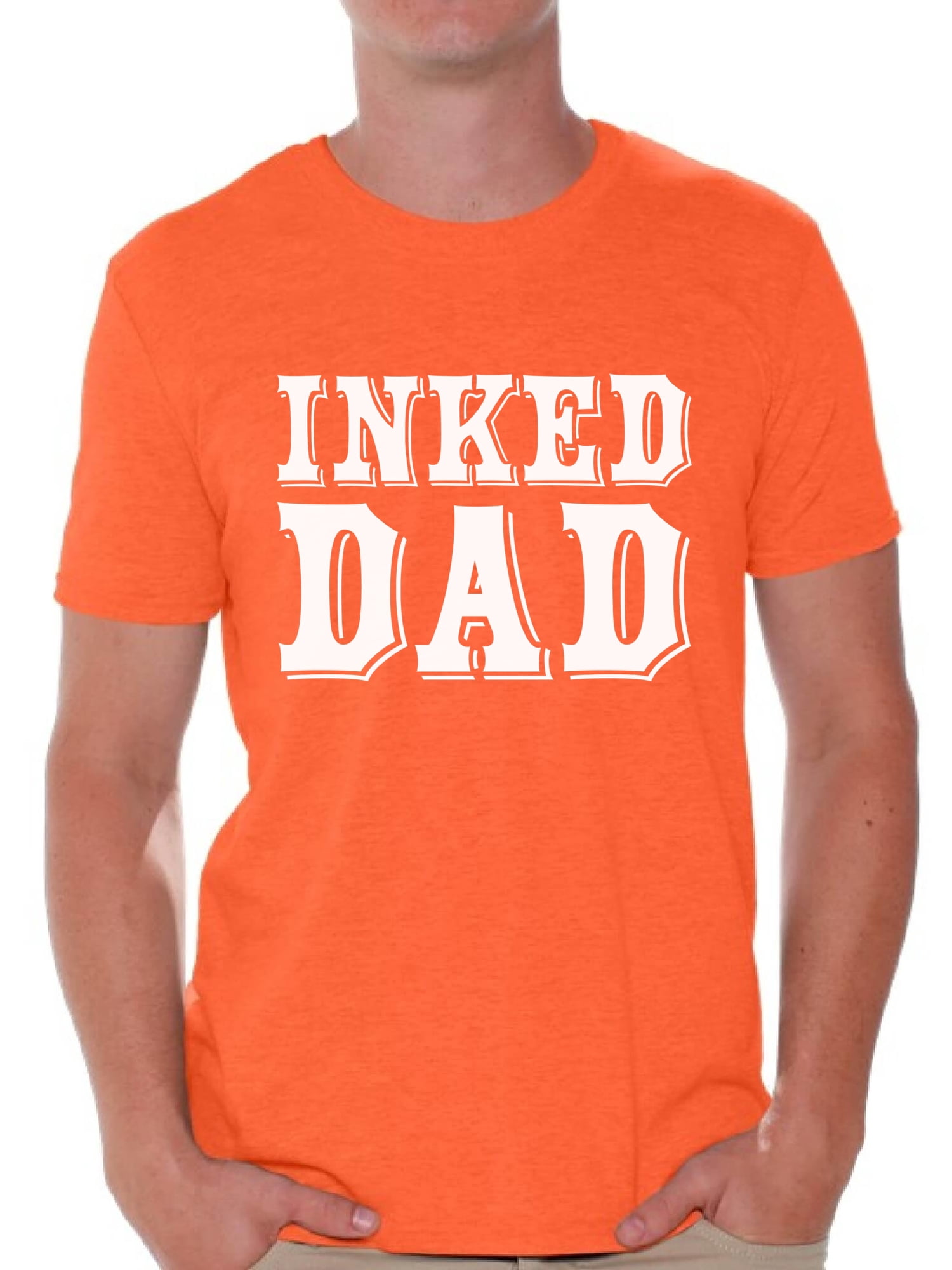 Awkward Styles Inked Dad Tshirt for Men Tattooed Dad Shirt Tatted Dad T ...