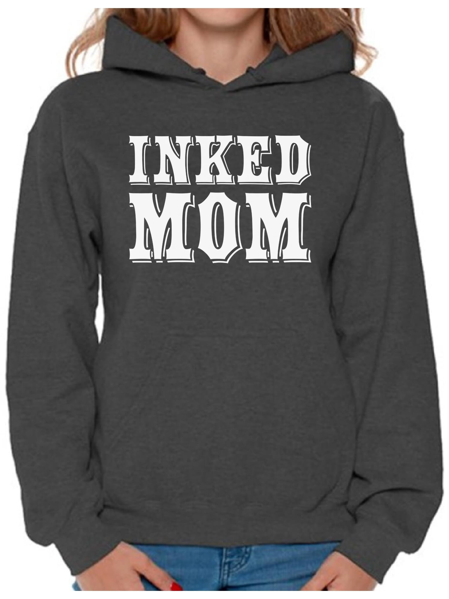 Awkward Styles Inked Mom Hooded Sweatshirt Tattooed Mom Hoodie Tattoo ...