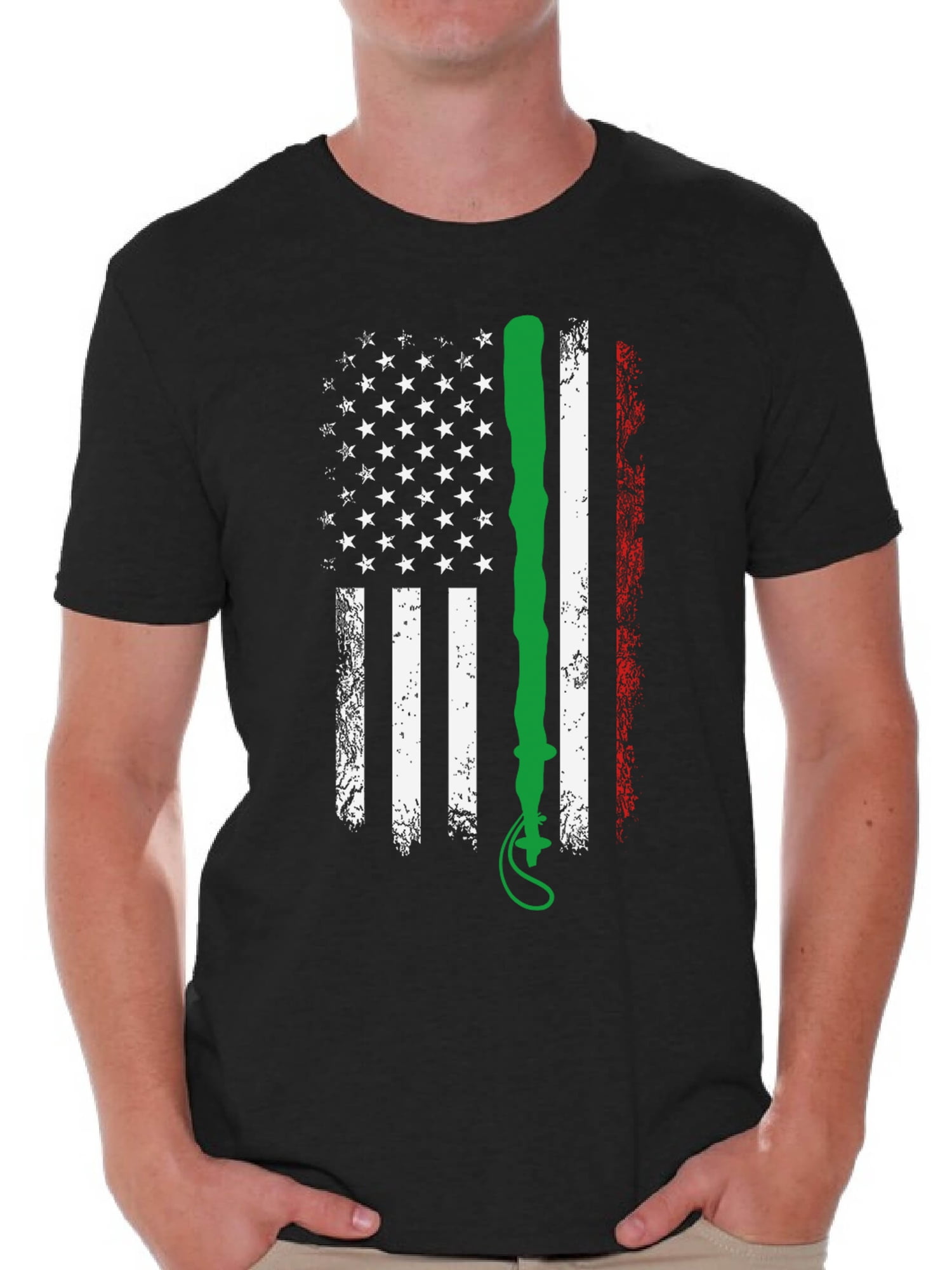 Awkward Styles Irish American Flag Tshirt St. Patrick's Day T-Shirts ...