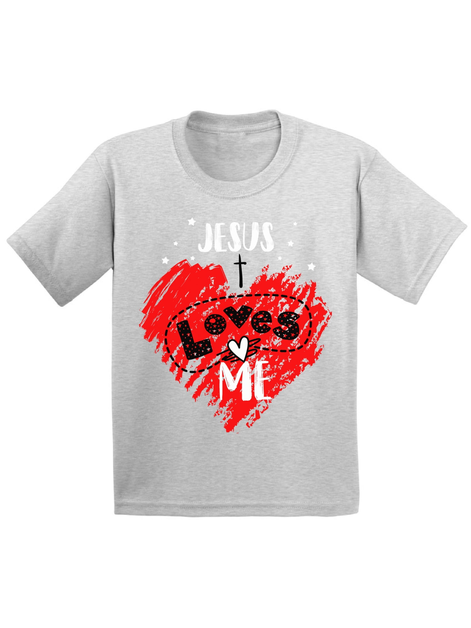 Awkward Styles Jesus Loves Me Youth Shirt Cute Gifts for God Lovers ...