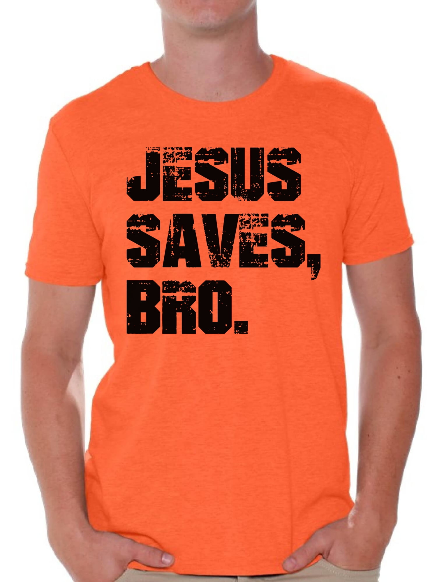 Awkward Styles Jesus Saves Bro Shirt for Men Black Mens Shirts ...