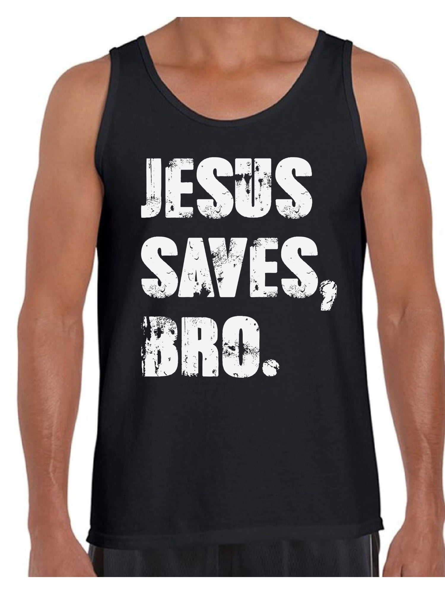 Awkward Styles Jesus Saves Bro Tank Top Shirt for Men Christian Mens ...