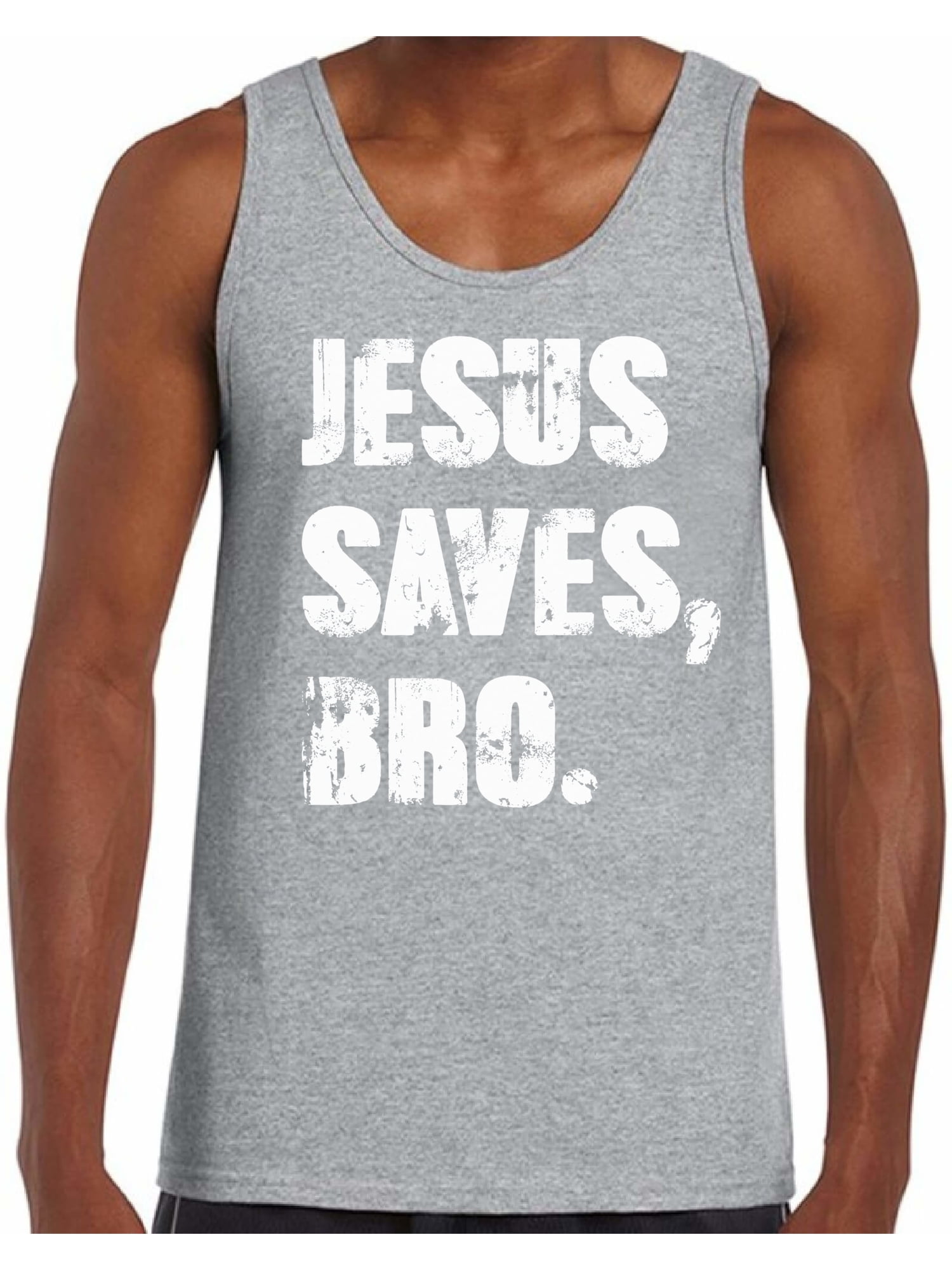 Awkward Styles Jesus Saves Bro Tank Top Shirt for Men Christian Mens ...
