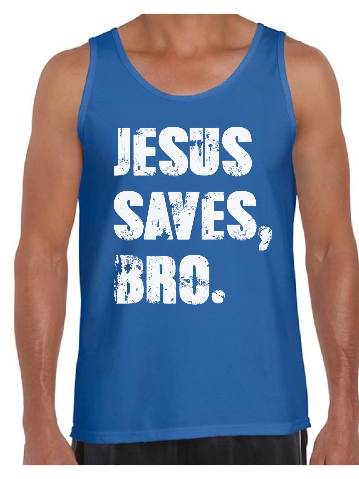 Awkward Styles Jesus Saves Bro Tank Top Shirt for Men Christian Mens ...