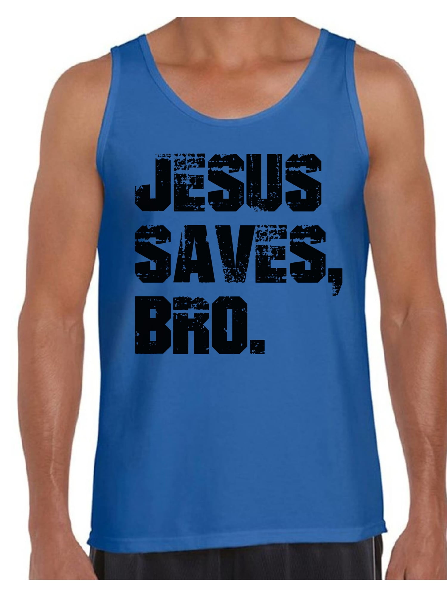 Awkward Styles Jesus Saves Tank Top Shirt for Men Black Mens Tanks ...