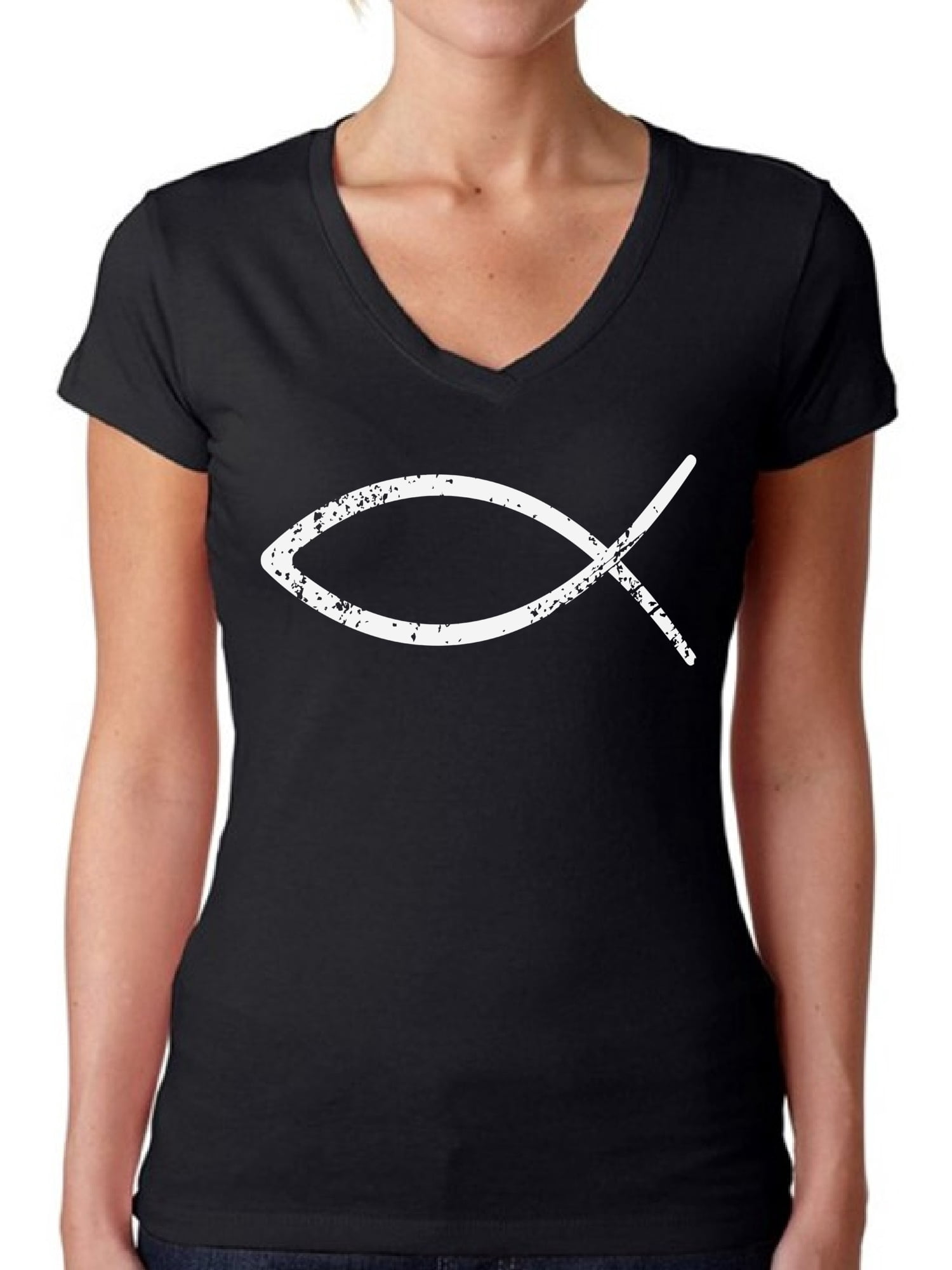 Awkward Styles Jesus V Neck T-Shirt for Her Christian Shirts Christian ...