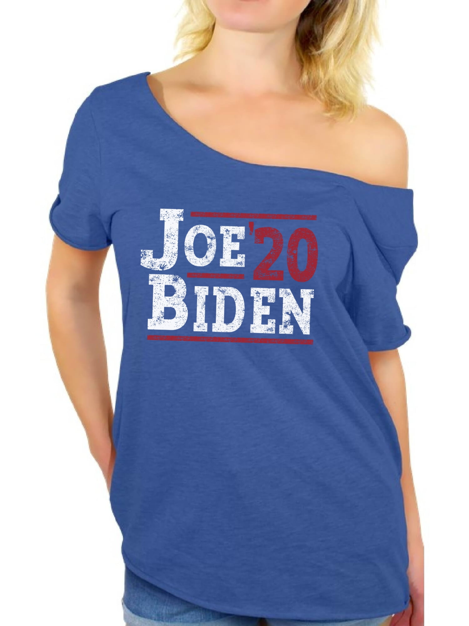 Awkward Styles Joe Biden Off The Shoulder Shirt Democratic Party USA ...