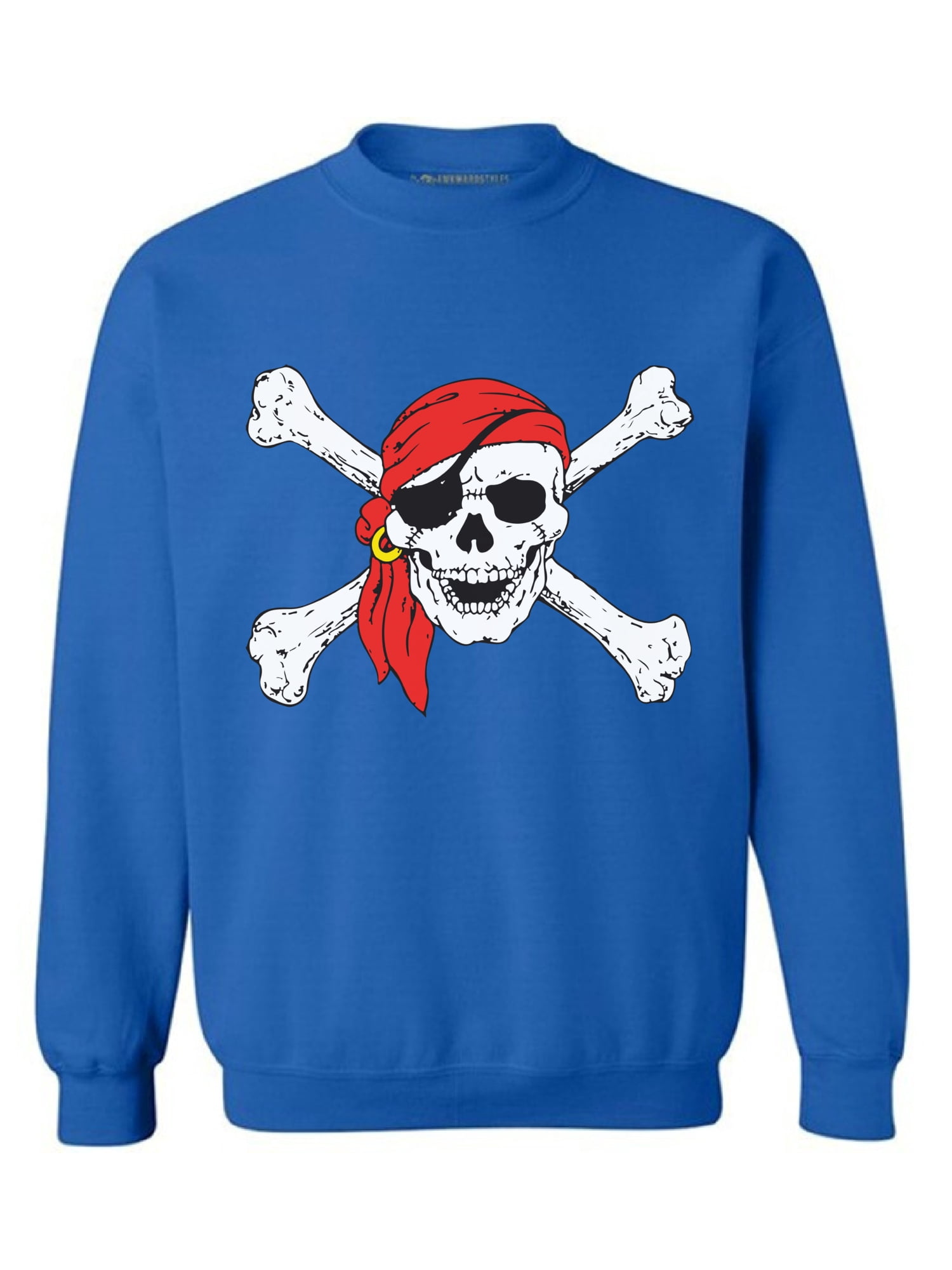 Awkward Styles Jolly Roger Skull Sweatshirt Skull and Crossbones Flag ...