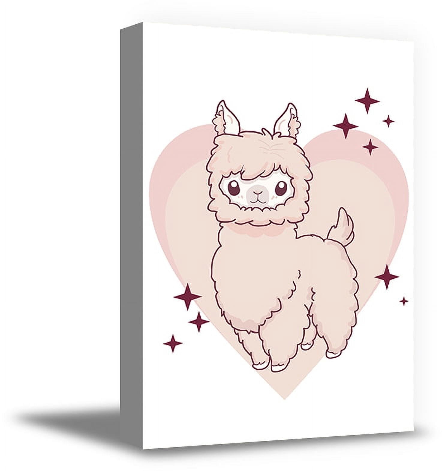 Awkward Styles Kawaii Wall Art Animal Canvas Kids Wall Print Kids Room ...
