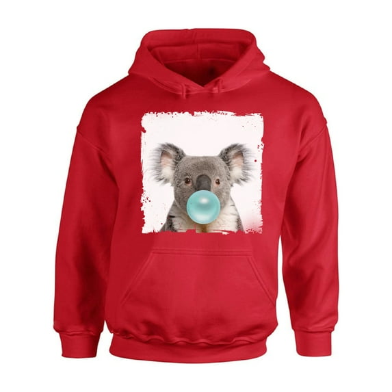 Awkward Styles Koala Blow Blue Gum Hoodie Animal Hoodie for Woman Funny ...