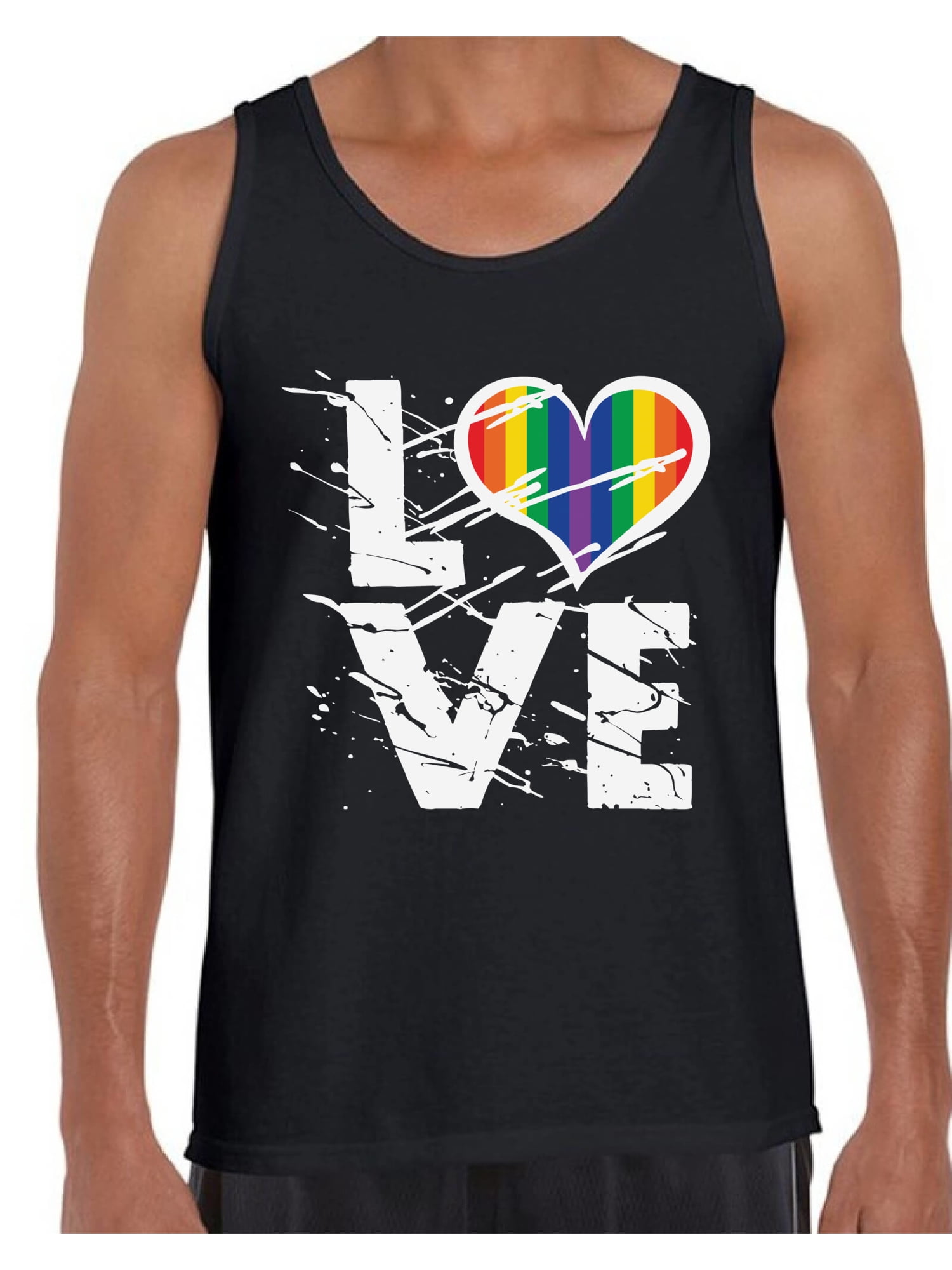 Awkward Styles LGBTQ Flag Sleeveless Shirt Love Tank Tops for Men Gay ...