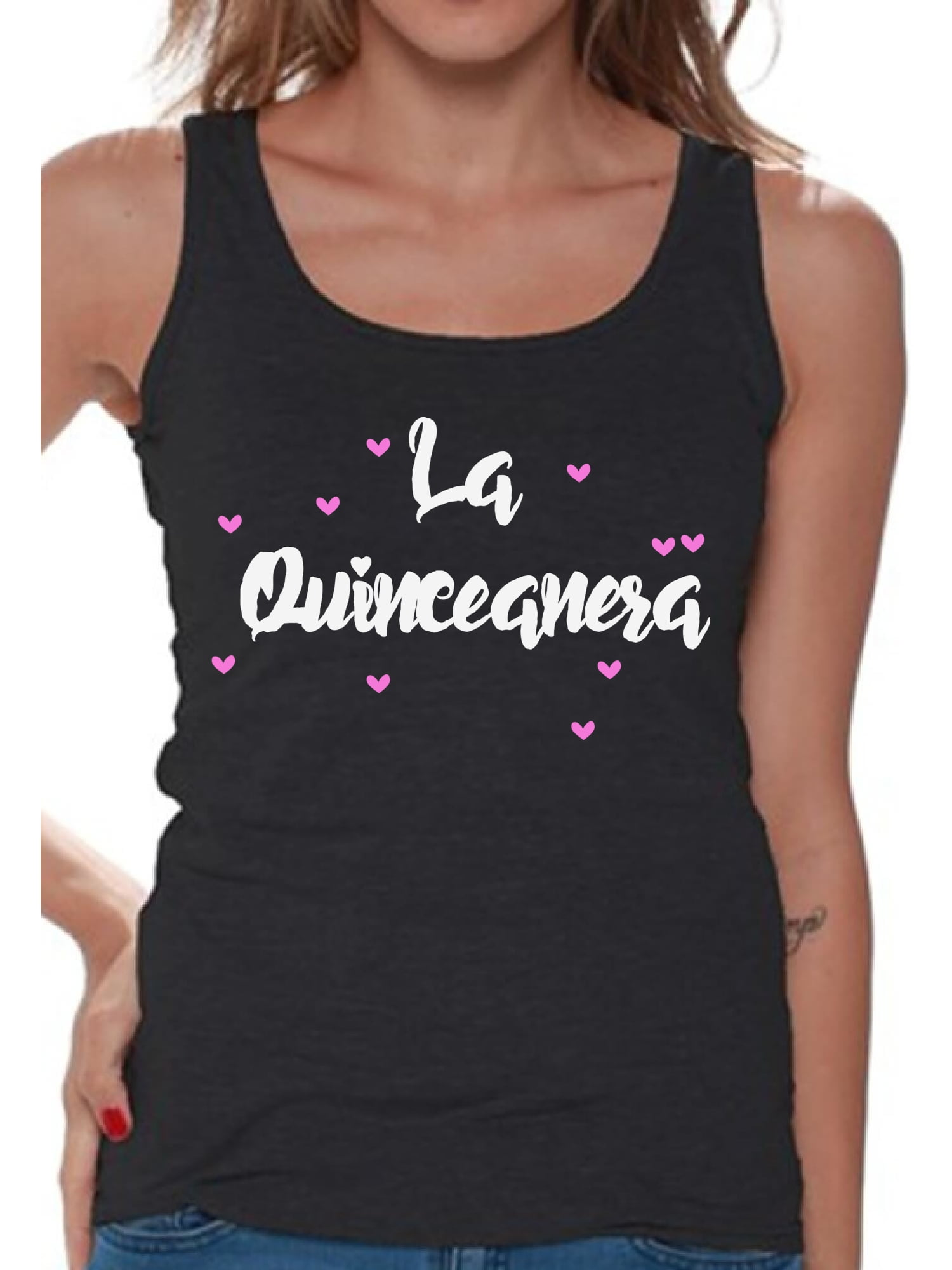 Awkward Styles La Quinceanera Tank Top for Ladies Quinсe Anos Tanks for ...