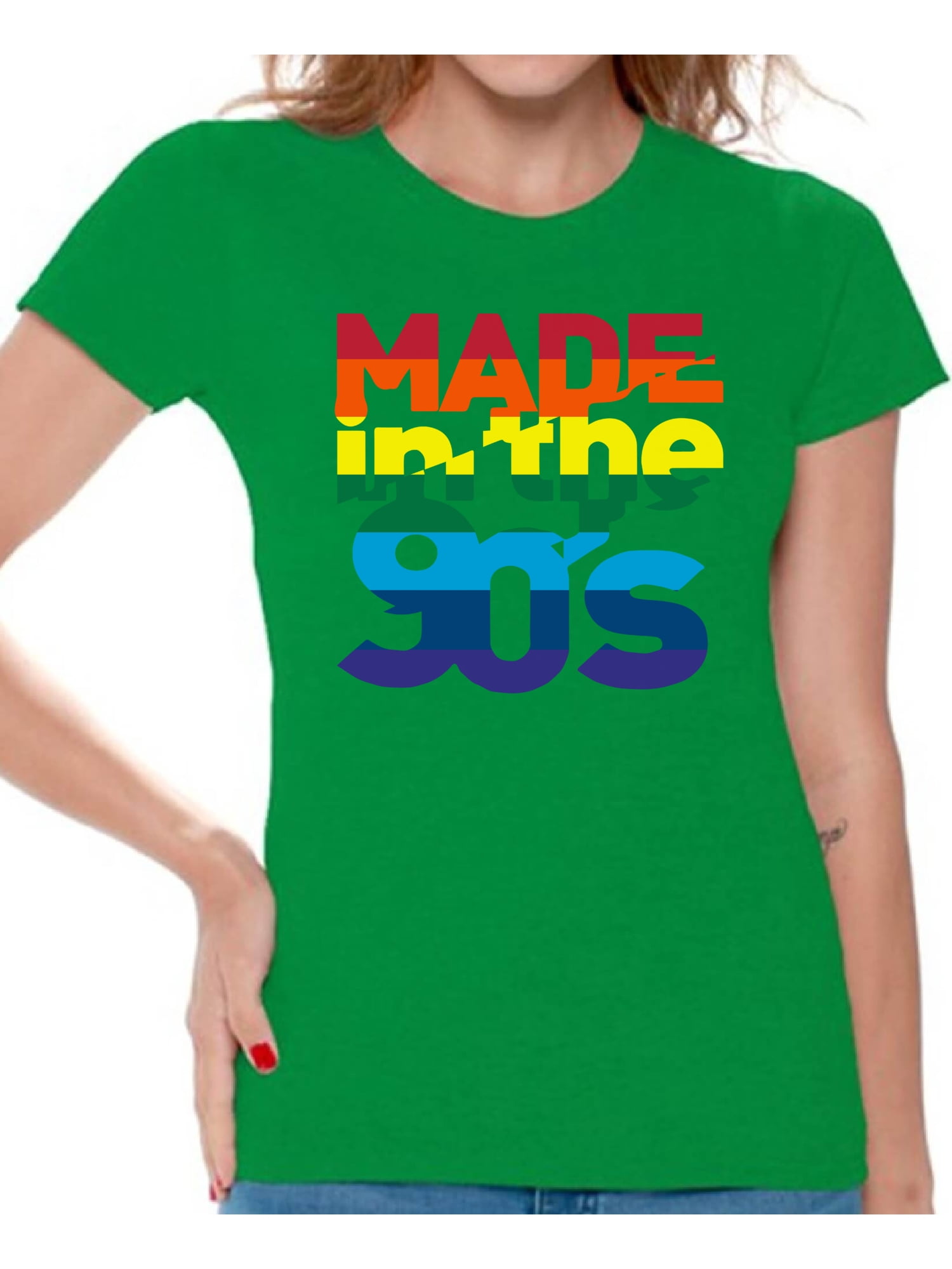 Awkward Styles Made in the 90s Women Shirt 90s Costume Rainbow 90s T ...