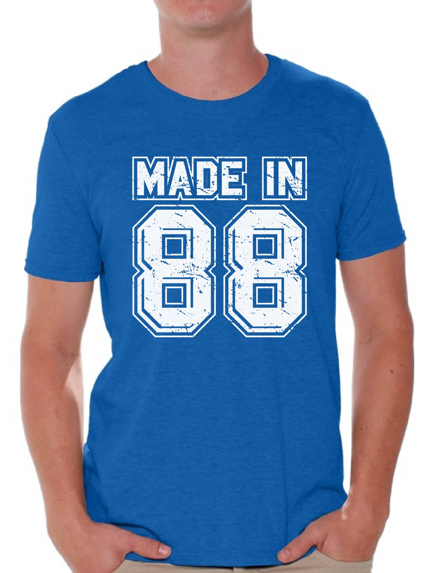 Awkward Styles Made In 88 Tshirt 30th Birthday Party Outfit for Men ...