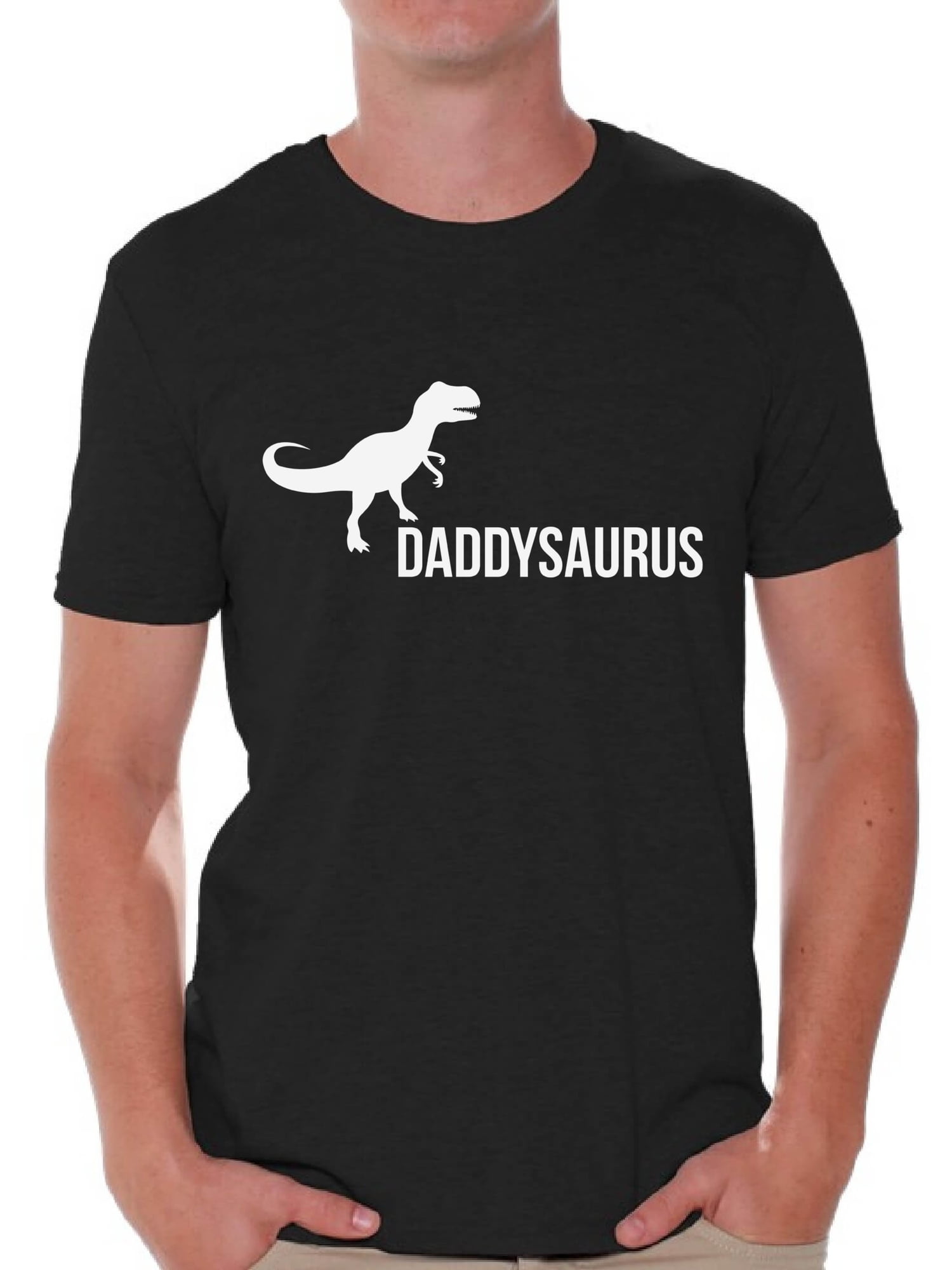 Awkward Styles Men's Daddysaurus Cute Father`s Graphic T-shirt Tops ...