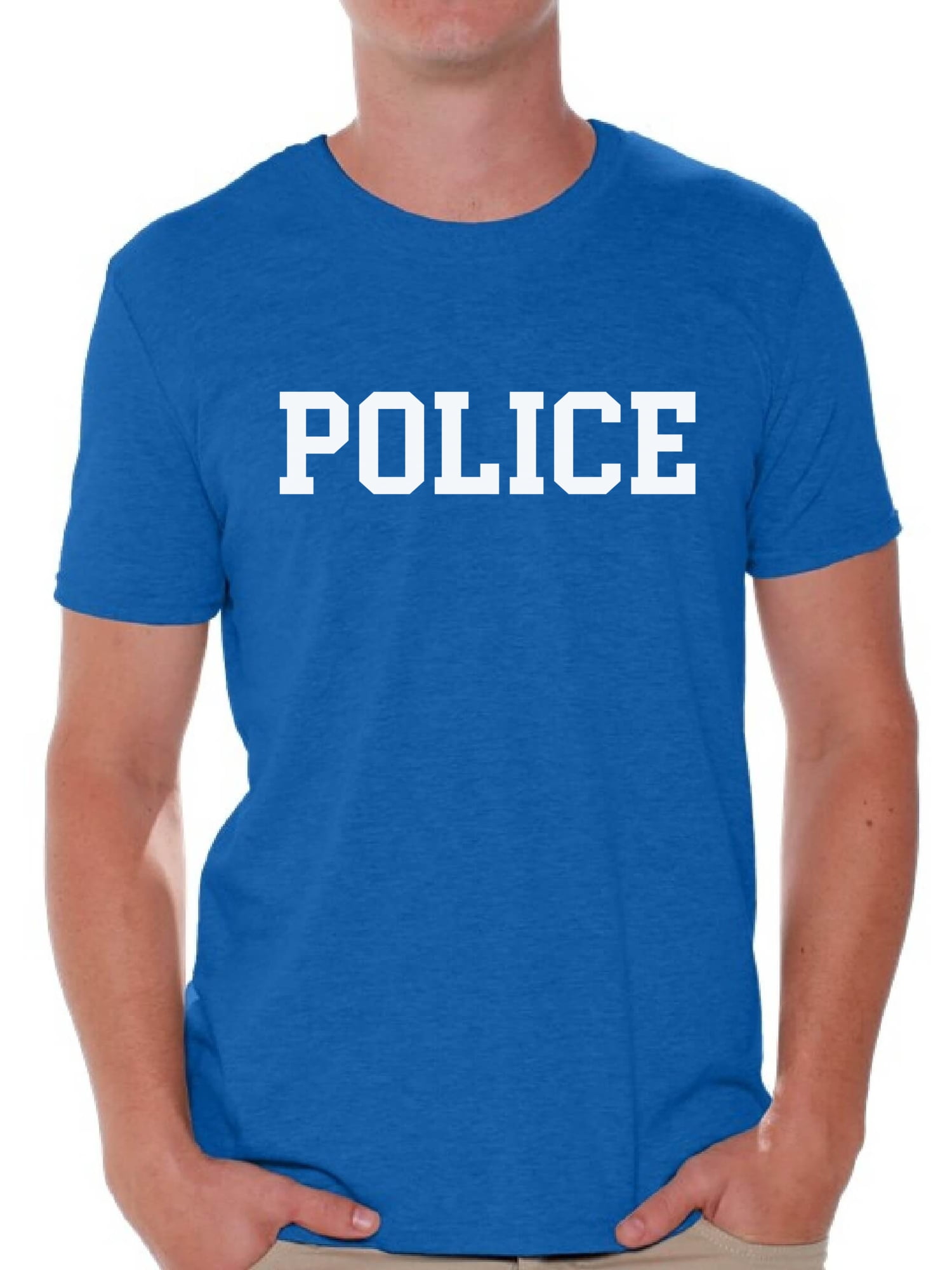 Awkward Styles Men's Police Shirt Police Gifts for Him Police Men's ...