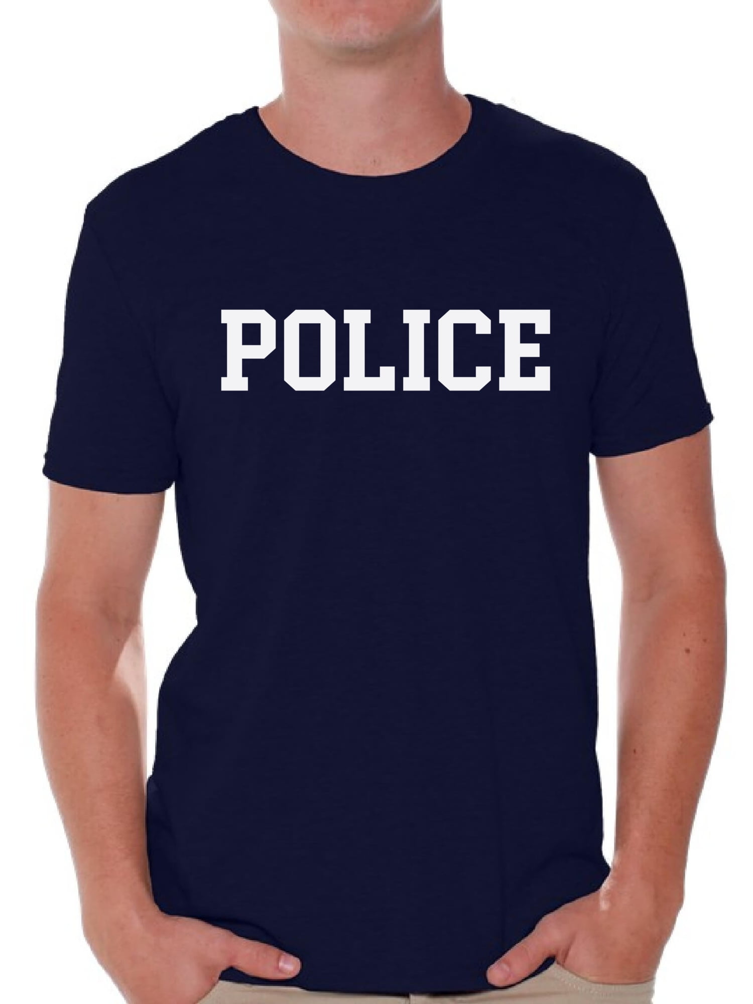 Awkward Styles Men's Police Shirt Police T Shirt Law Enforcement Gifts ...