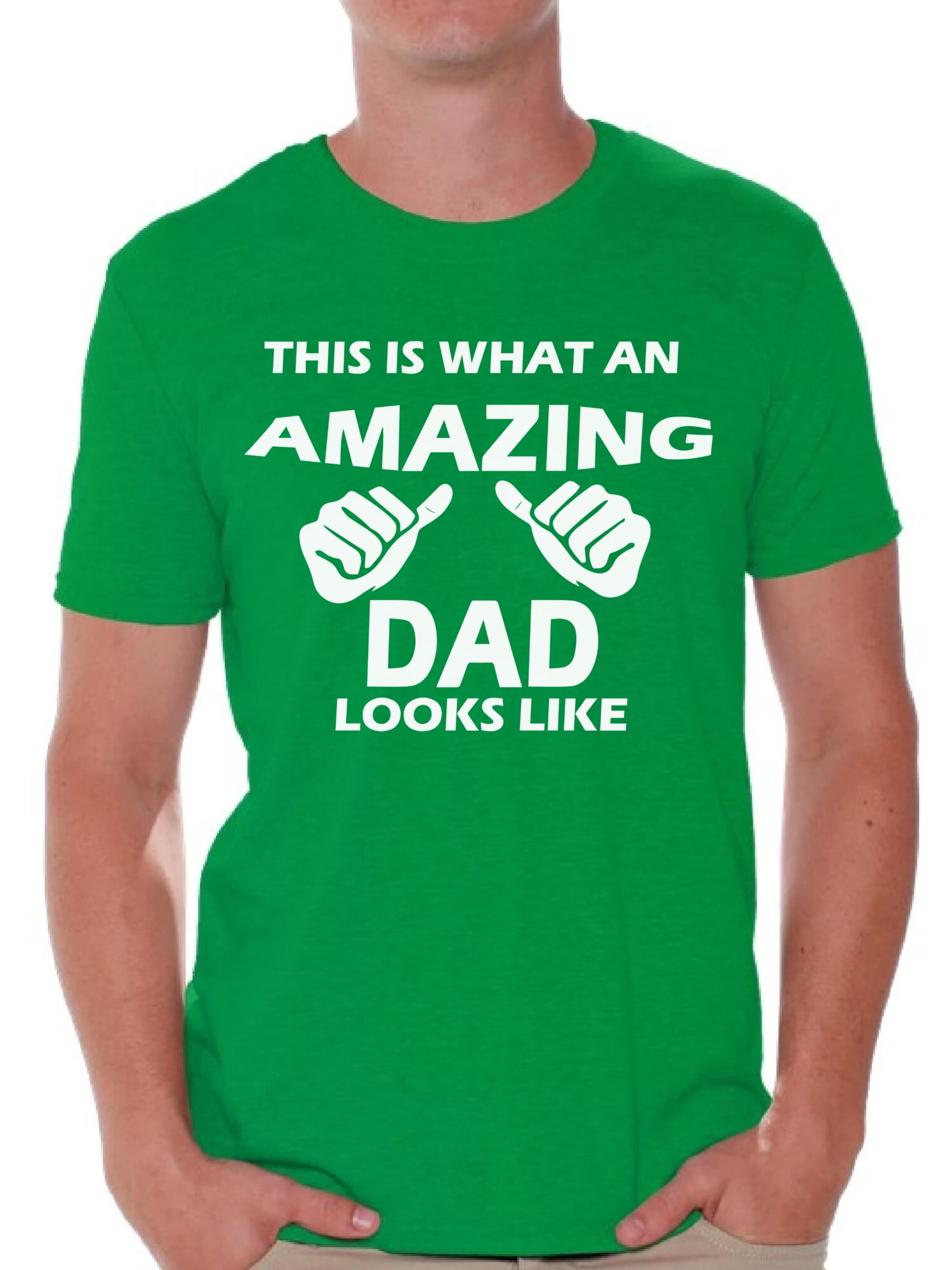 Awkward Styles Men's This is What An Amazing Dad Looks Like Graphic T ...