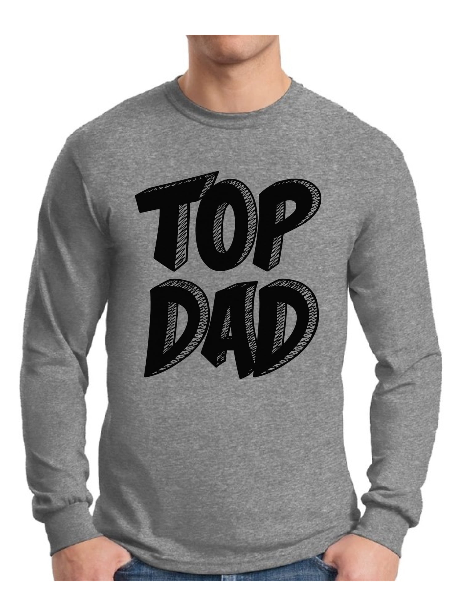 Awkward Styles Men's Top Dad Graphic Long Sleeve T-shirt Tops Best Dad ...