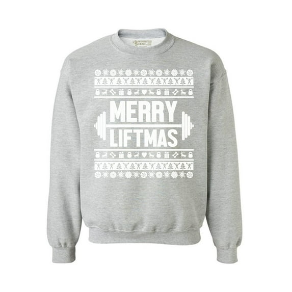 Awkward Styles Merry Liftmas Christmas Sweatshirt Funny Christmas ...