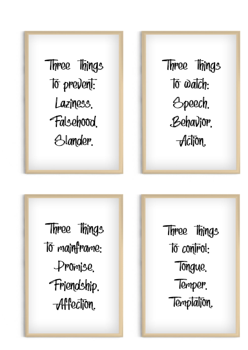 Awkward Styles Motivational Poster Inspirational Quotes Set of 4 ...