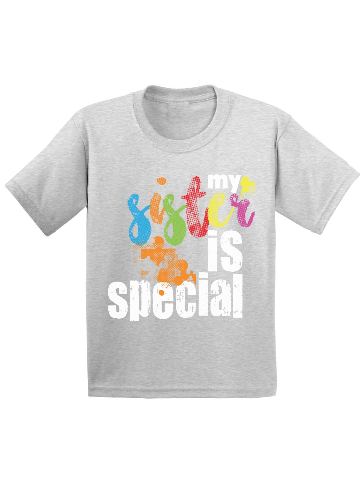 Awkward Styles My Sister Is Special Youth Tshirt Autism Awareness ...