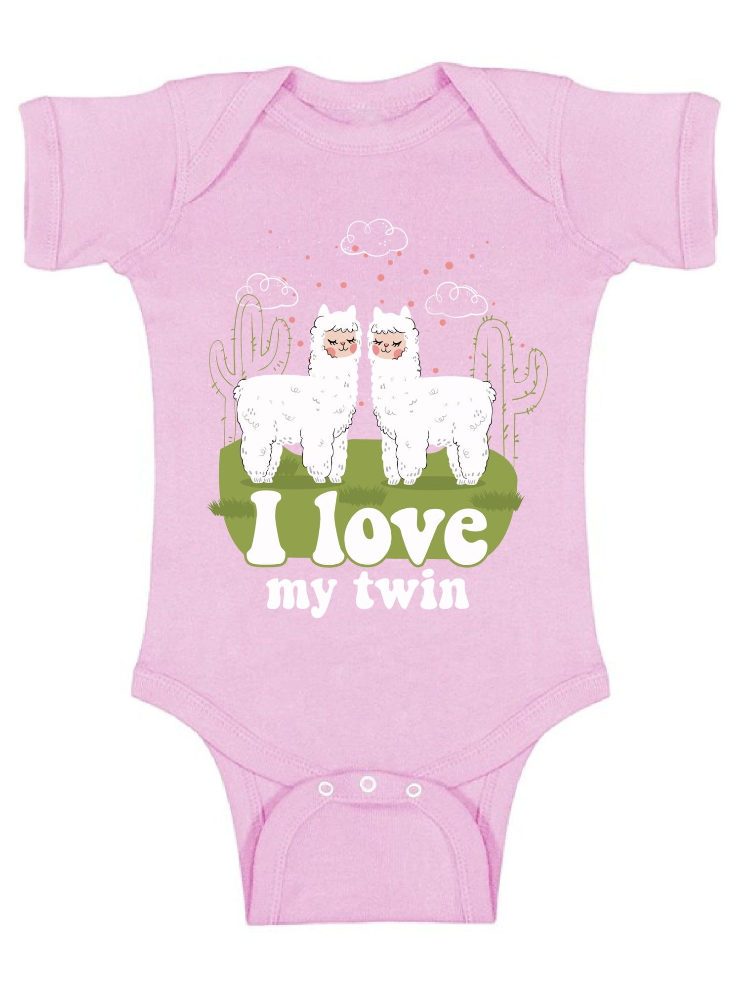 Awkward Styles My Twin Bodysuit Short Sleeve for Newborn Baby Birthday ...