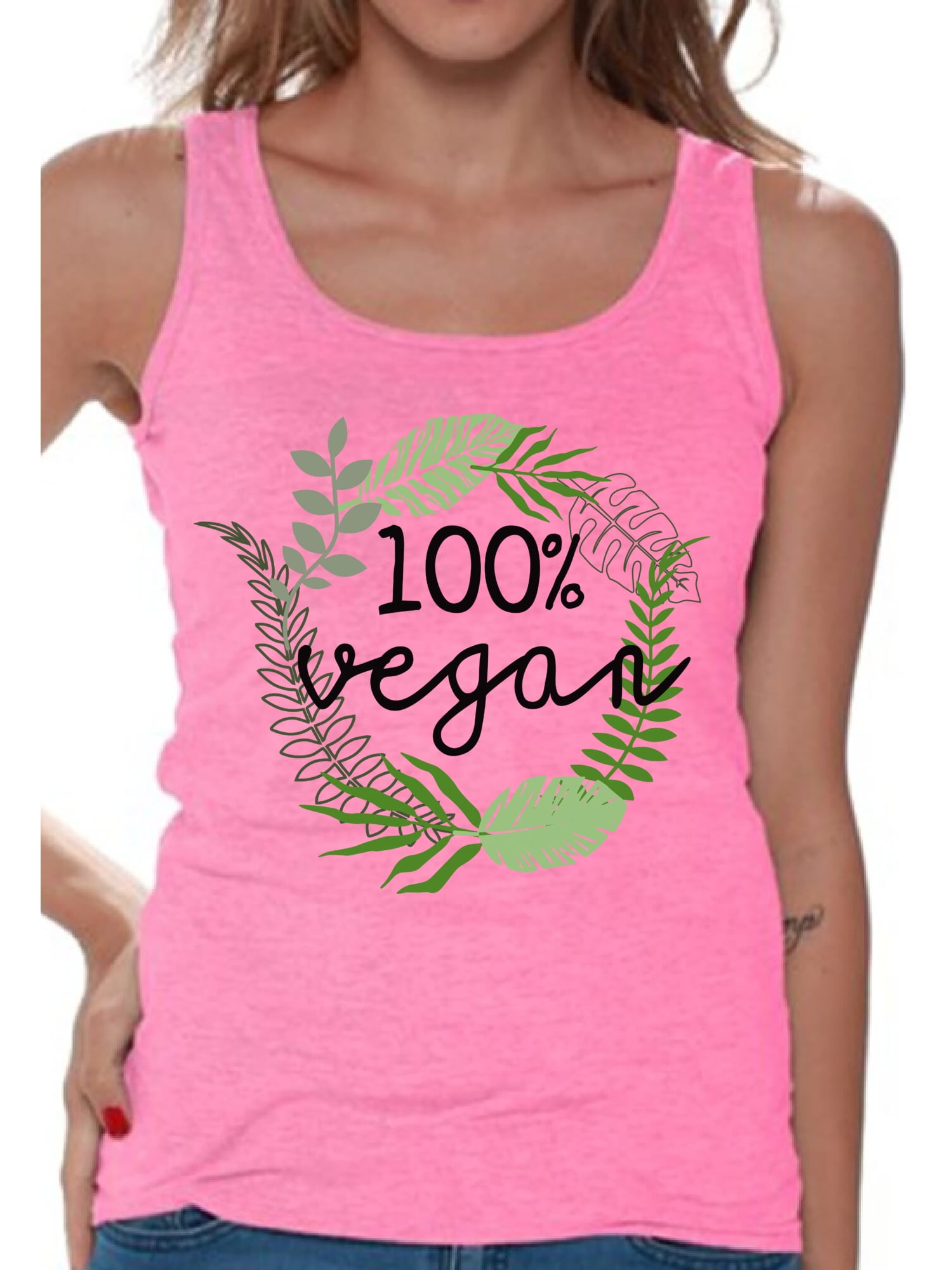 Awkward Styles Nifty Foliage Tank Top for Her Ladies Tanks Vegetarian ...