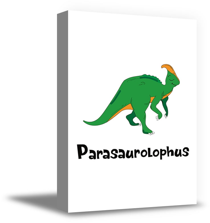 Awkward Styles Parasaurolophus Art Dinosaur Canvas Dinosaur Lovers ...