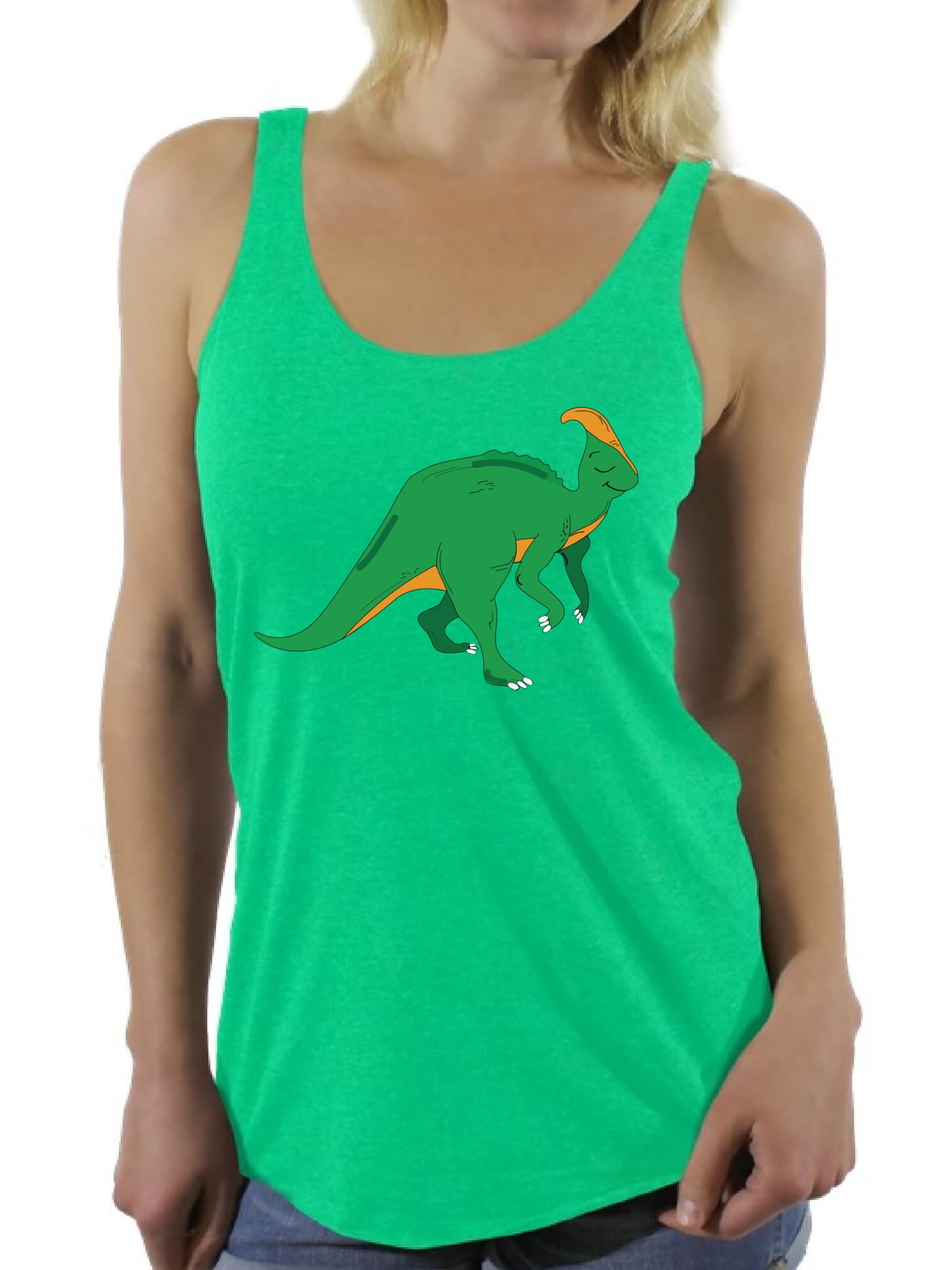Awkward Styles Parasaurolophus Racerback Tank Top for Her Dinosaur ...