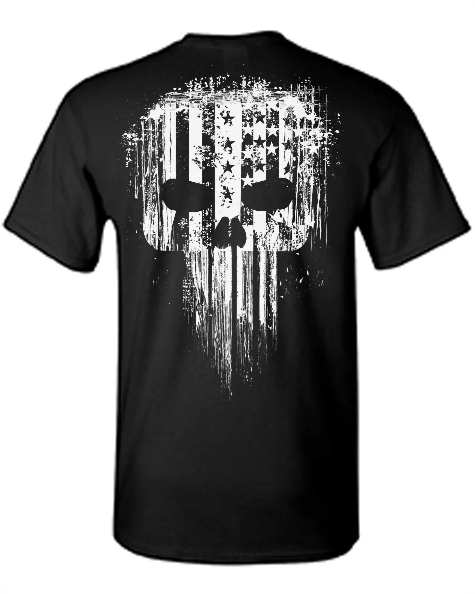 Awkward Styles Patriotic Shirts for Men White Skull T Shirt for Him ...
