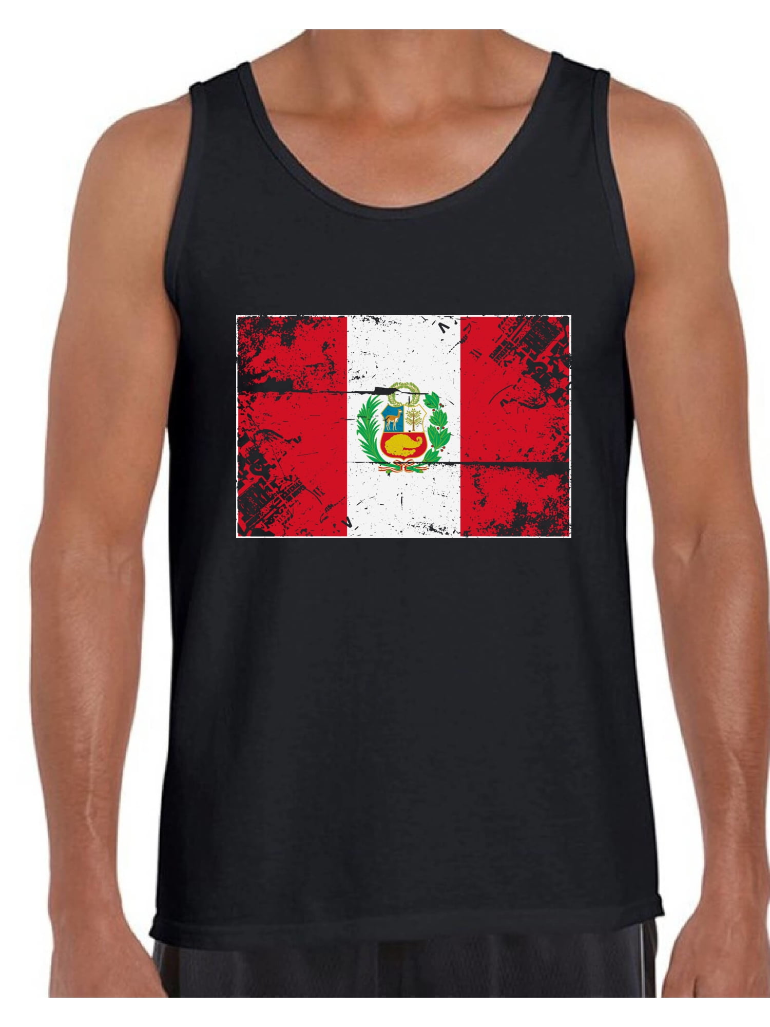 Awkward Styles Peru Flag Tank Top for Men Peruvian Tanks Peruvian Men ...