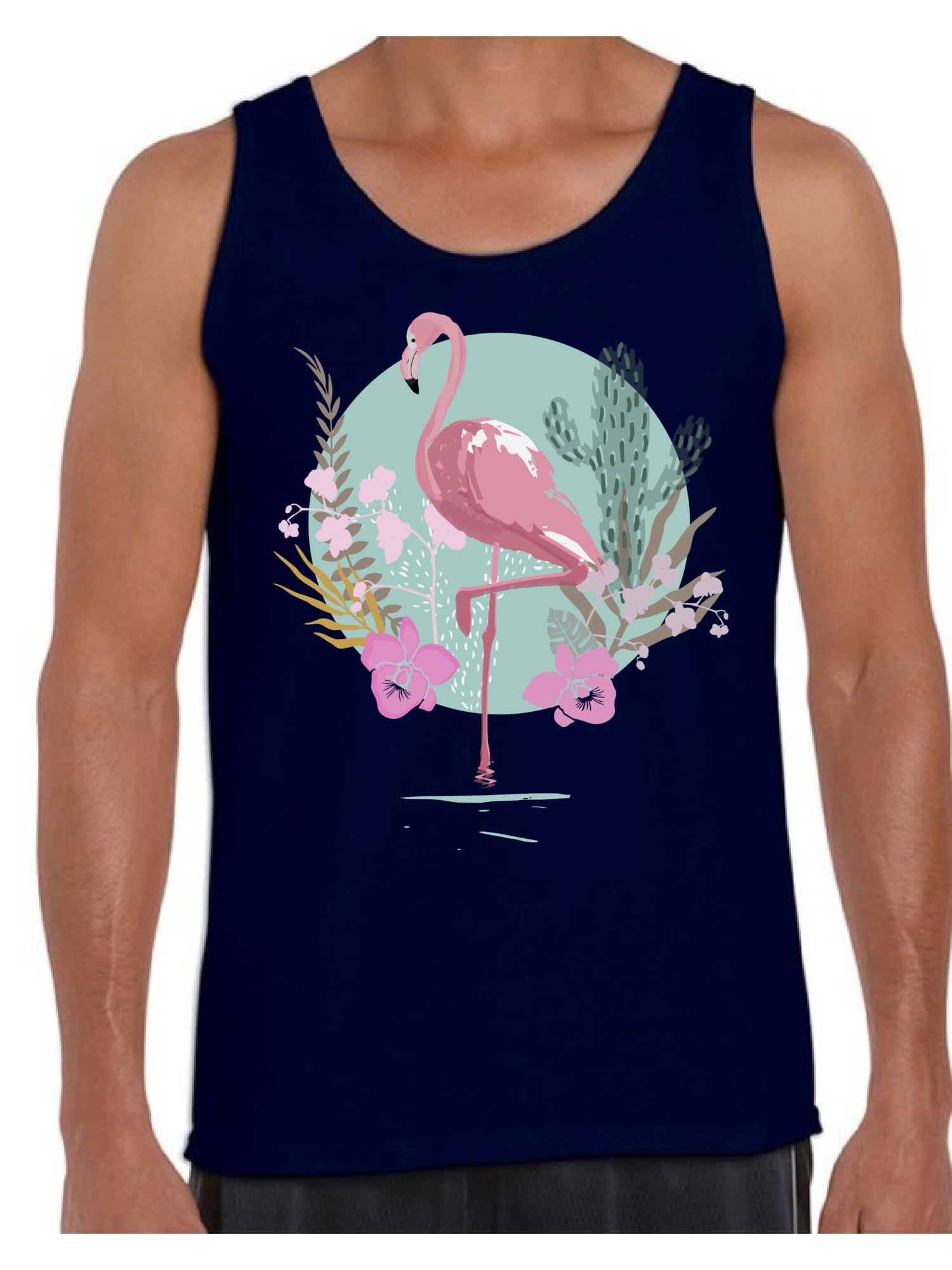Awkward Styles Pink Floral Flamingo Shirts Beach Collection for Men ...