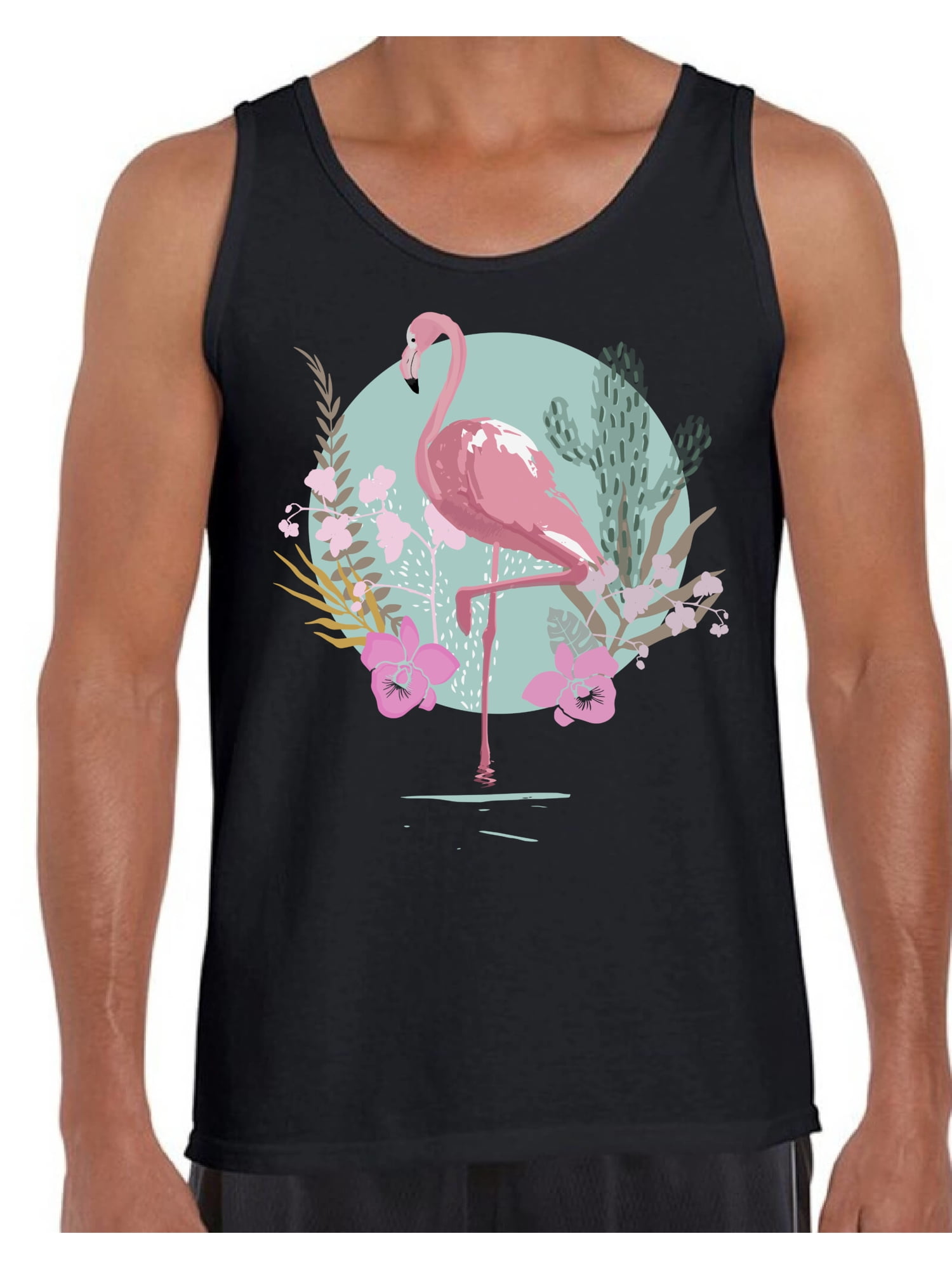 Awkward Styles Pink Floral Flamingo Shirts Beach Collection for Men ...