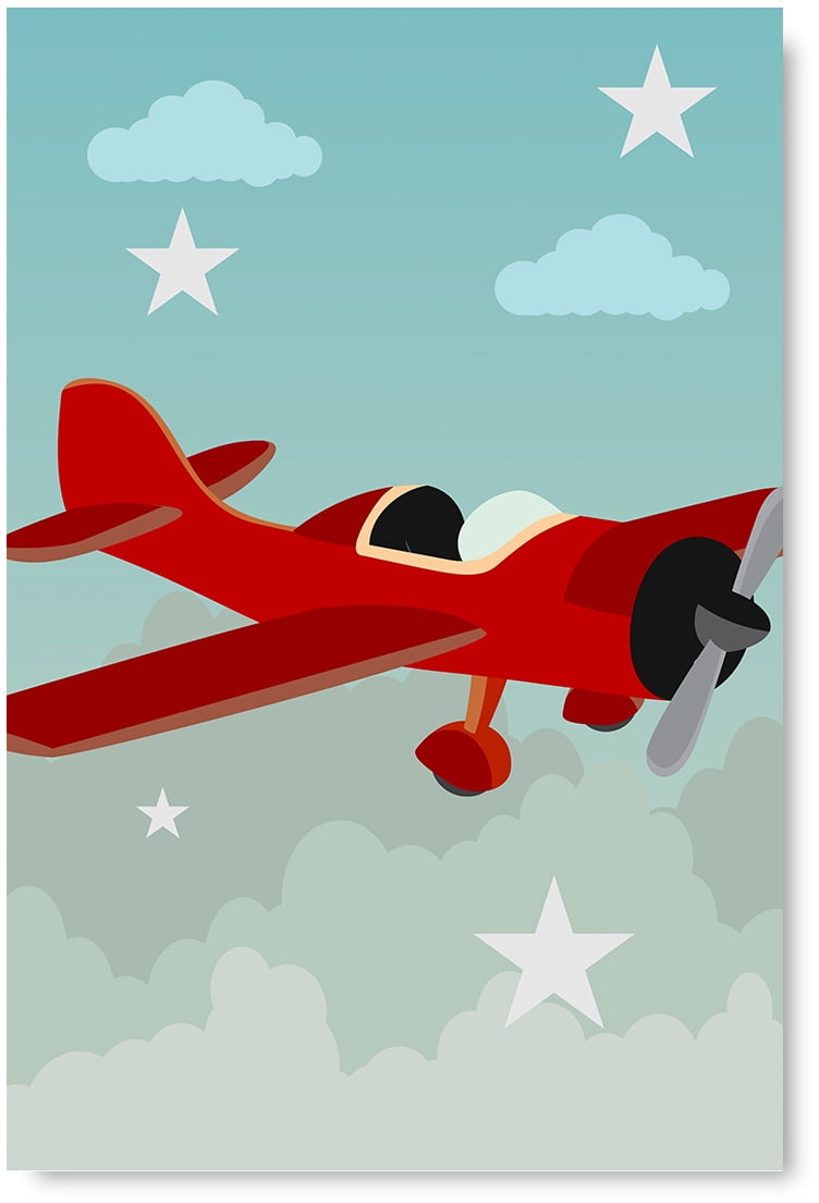 Awkward Styles Plane Poster Funny Wall Art Nursery Room Wall Art Baby ...