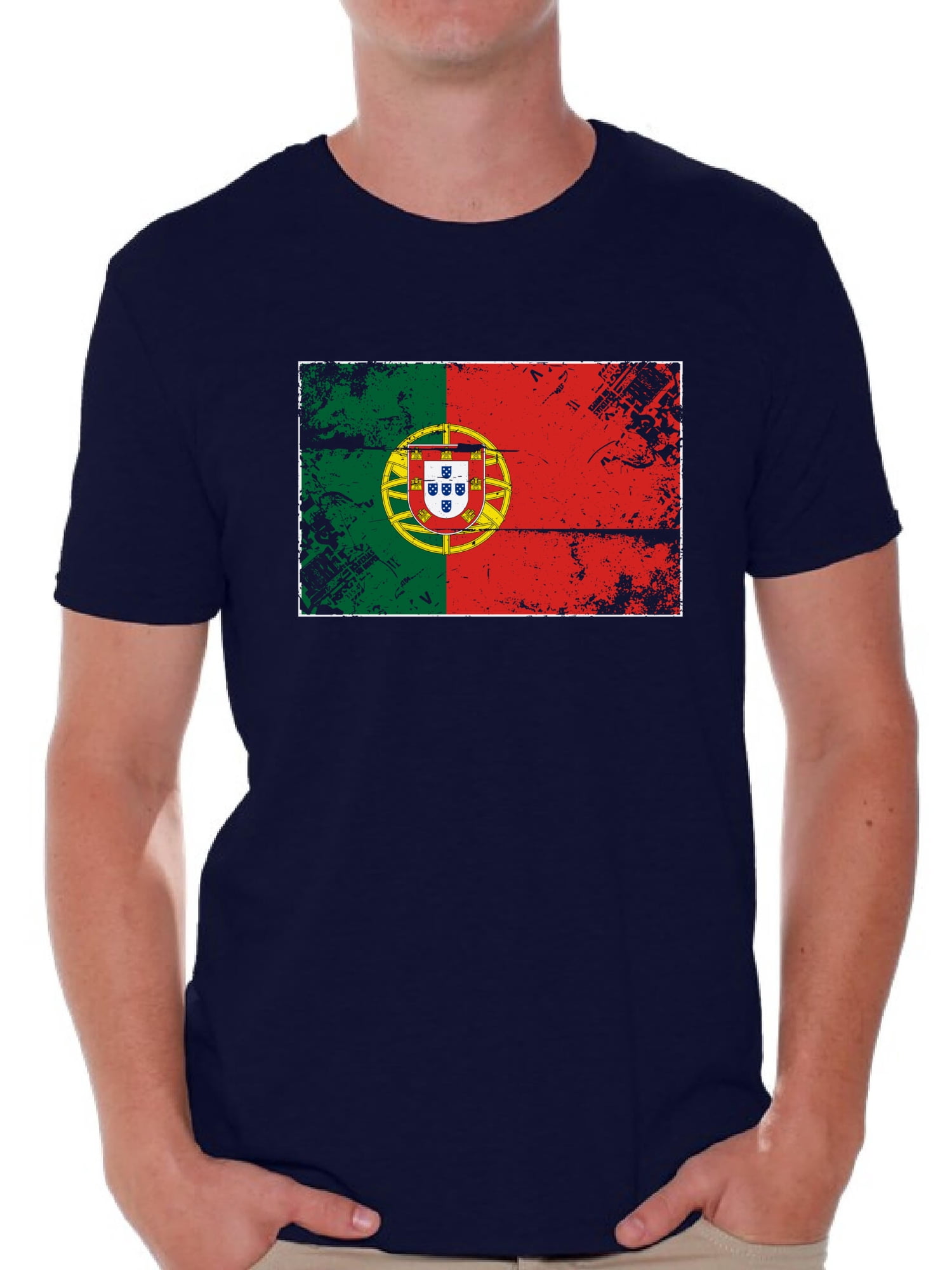 Awkward Styles Portugal Flag Shirt for Men Portuguese Soccer Shirt ...