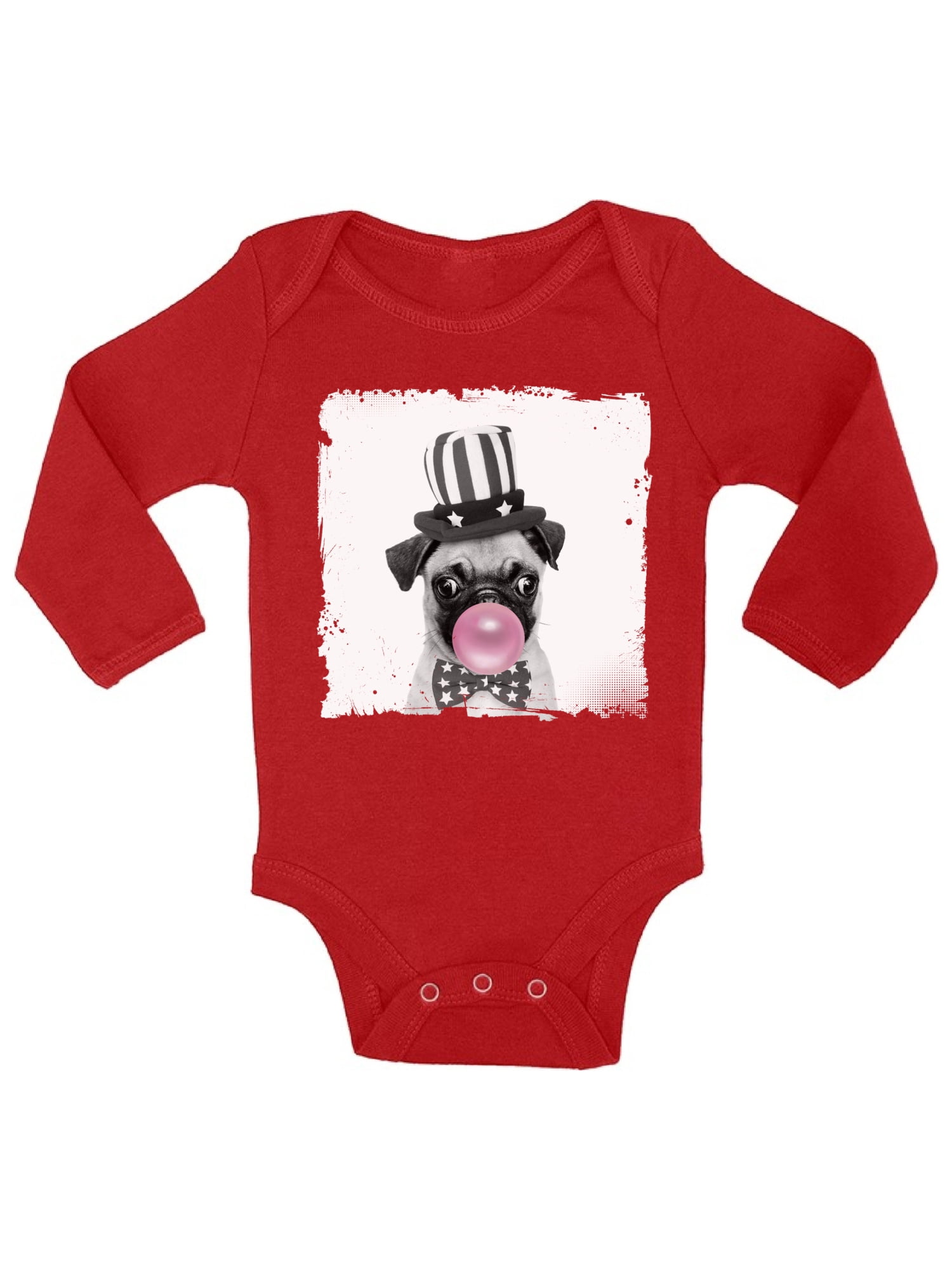 Awkward Styles Pug One Piece Gifts for Baby Cute Bodysuit Animal ...