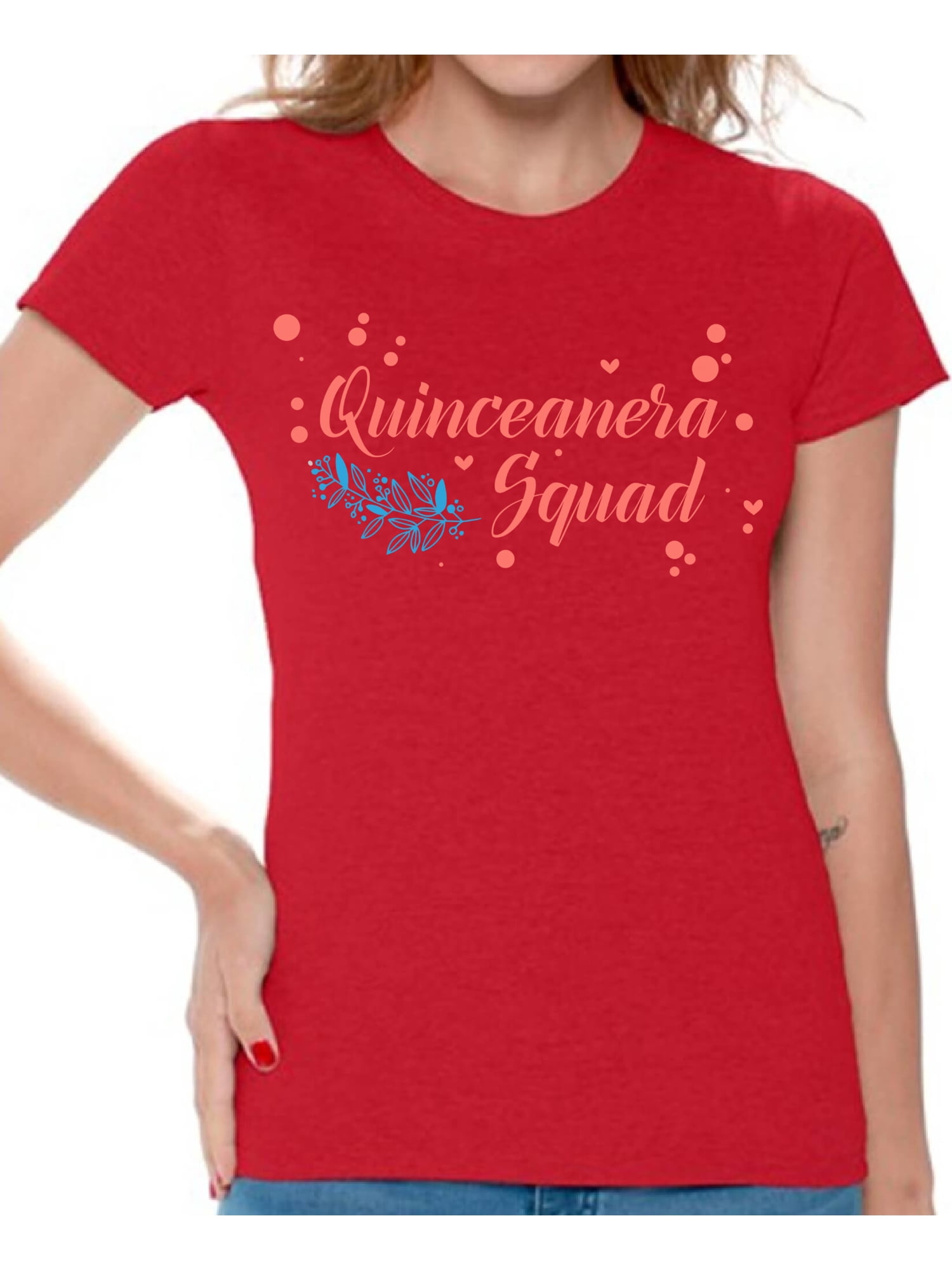 Awkward Styles Quinceanera Squad T Shirt for Ladies Quince Anos Shirts ...