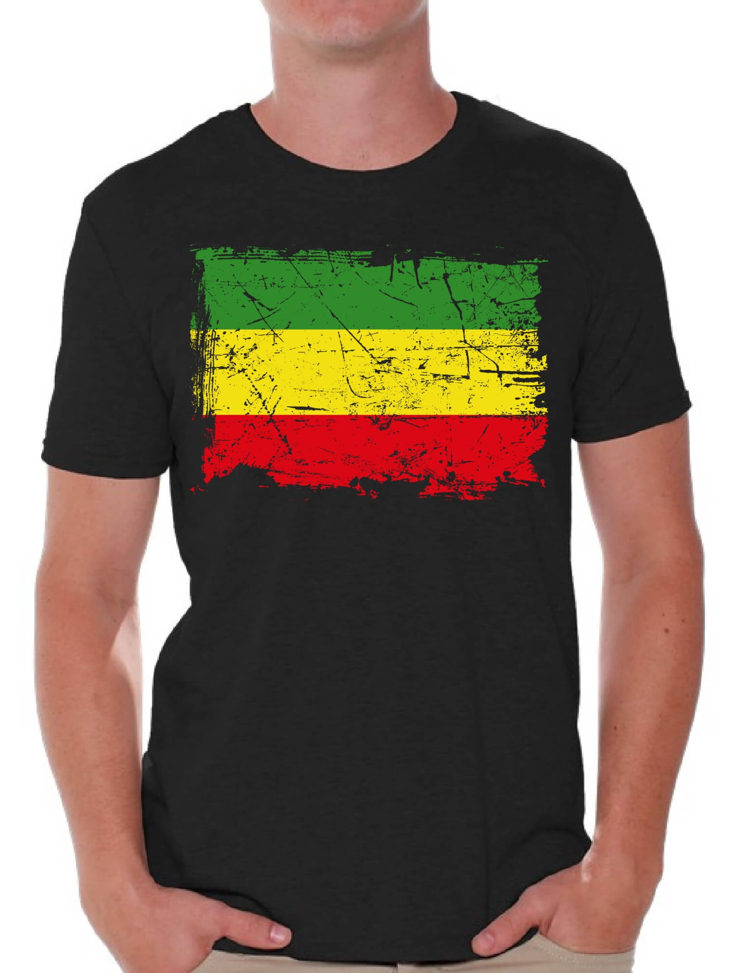 Awkward Styles Rasta Flag Tshirt for Him Reggae Lovers Gifts Reggae ...