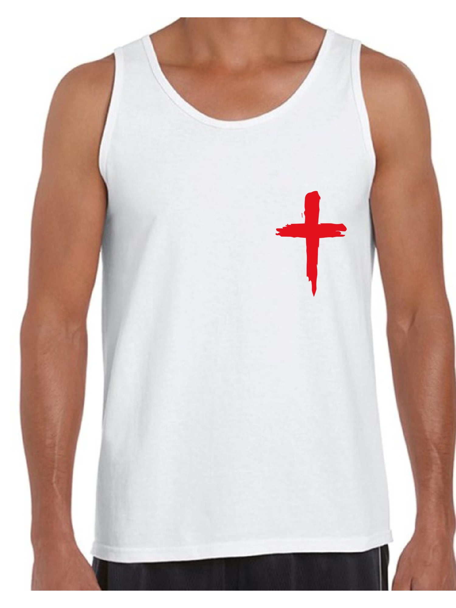 Awkward Styles Red Cross Tank Top Shirts for Men Christian Mens Tanks ...
